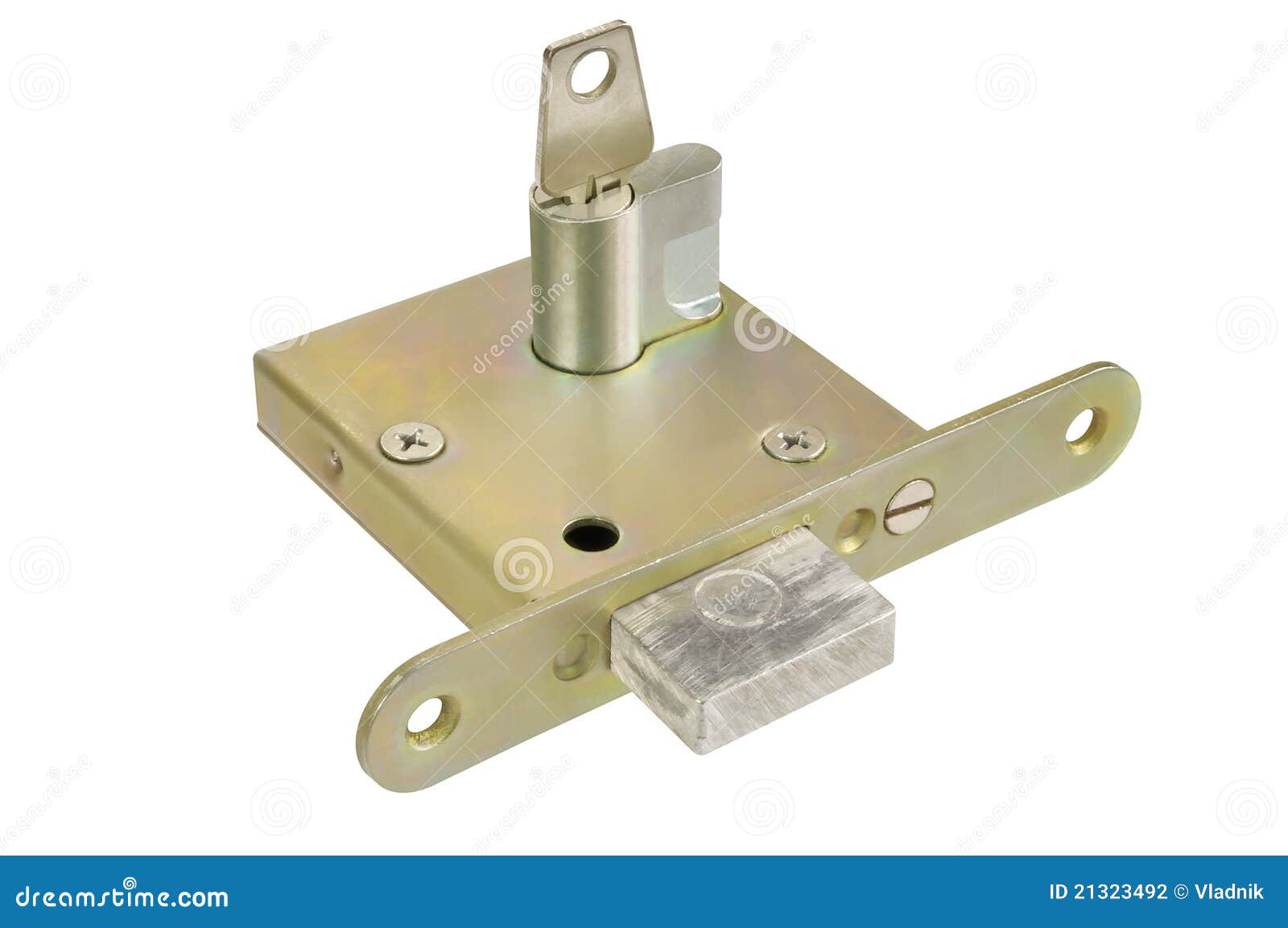 Mechanische Verriegelung Mit Einer Taste Stockfoto - Bild von taste ...