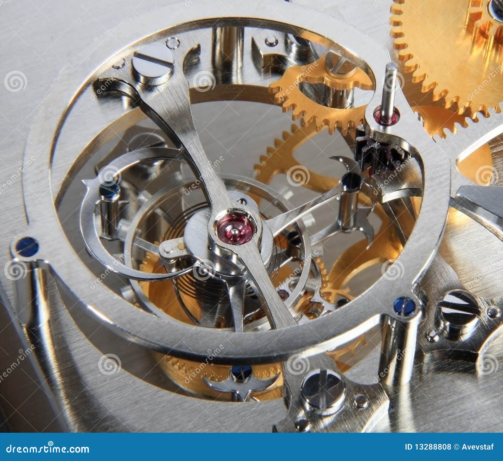 Mechanism stock photo. Image of details, metal, clock - 13288808
