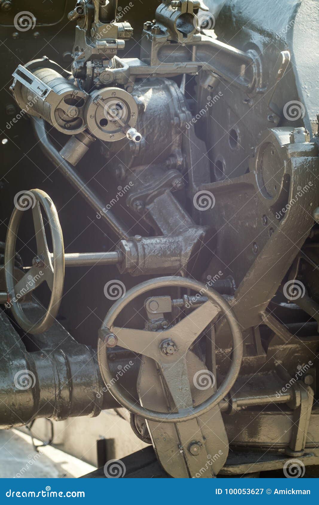 Mechanism of the Cannon Guns Stock Image - Image of hummingbirds ...