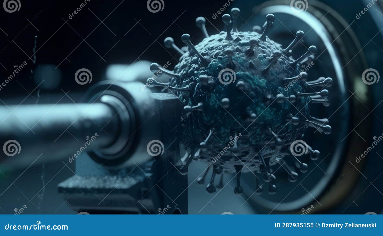 The Mechanism of an Clock. Generative AI. Stock Illustration ...