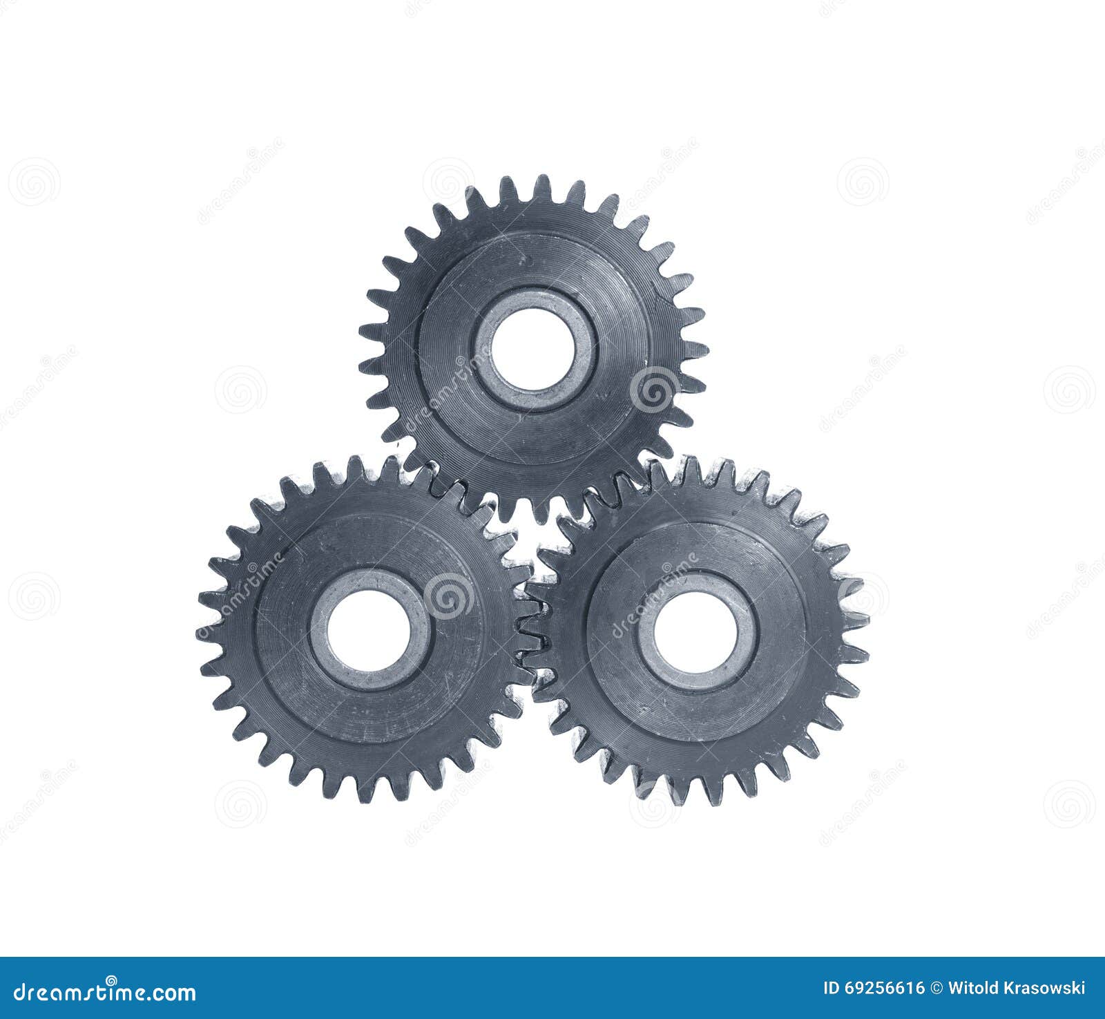 Mechanism with cog-wheels stock photo. Image of gear - 69256616