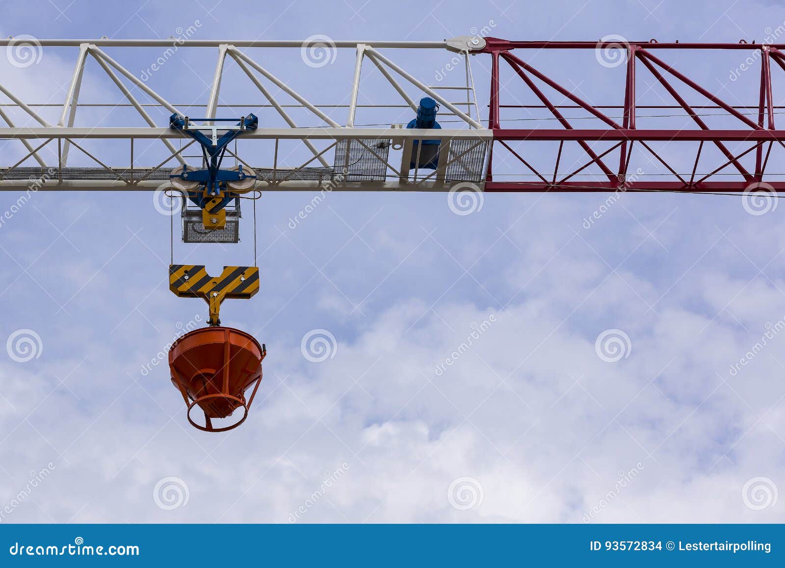Mechanism of a crane stock photo. Image of mechanical - 93572834