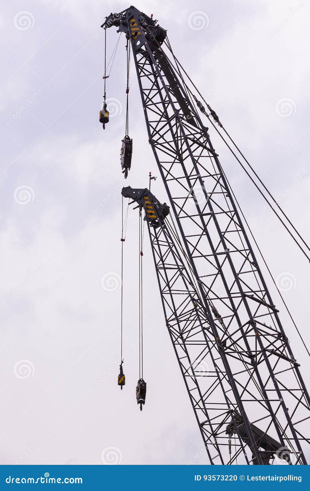 Mechanism of a crane stock photo. Image of mechanism - 93573220