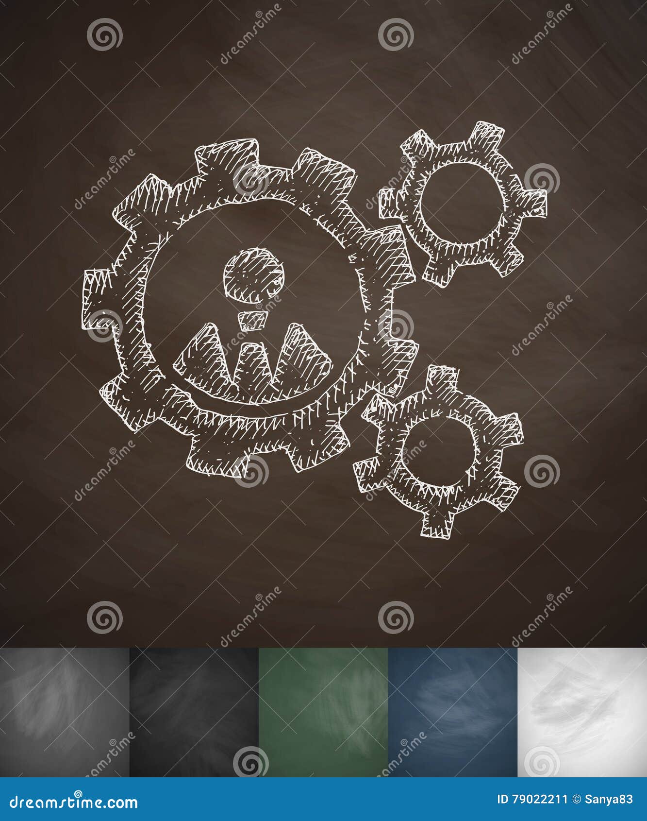 Mechanism Icon. Hand Drawn Vector Illustration Stock Vector ...