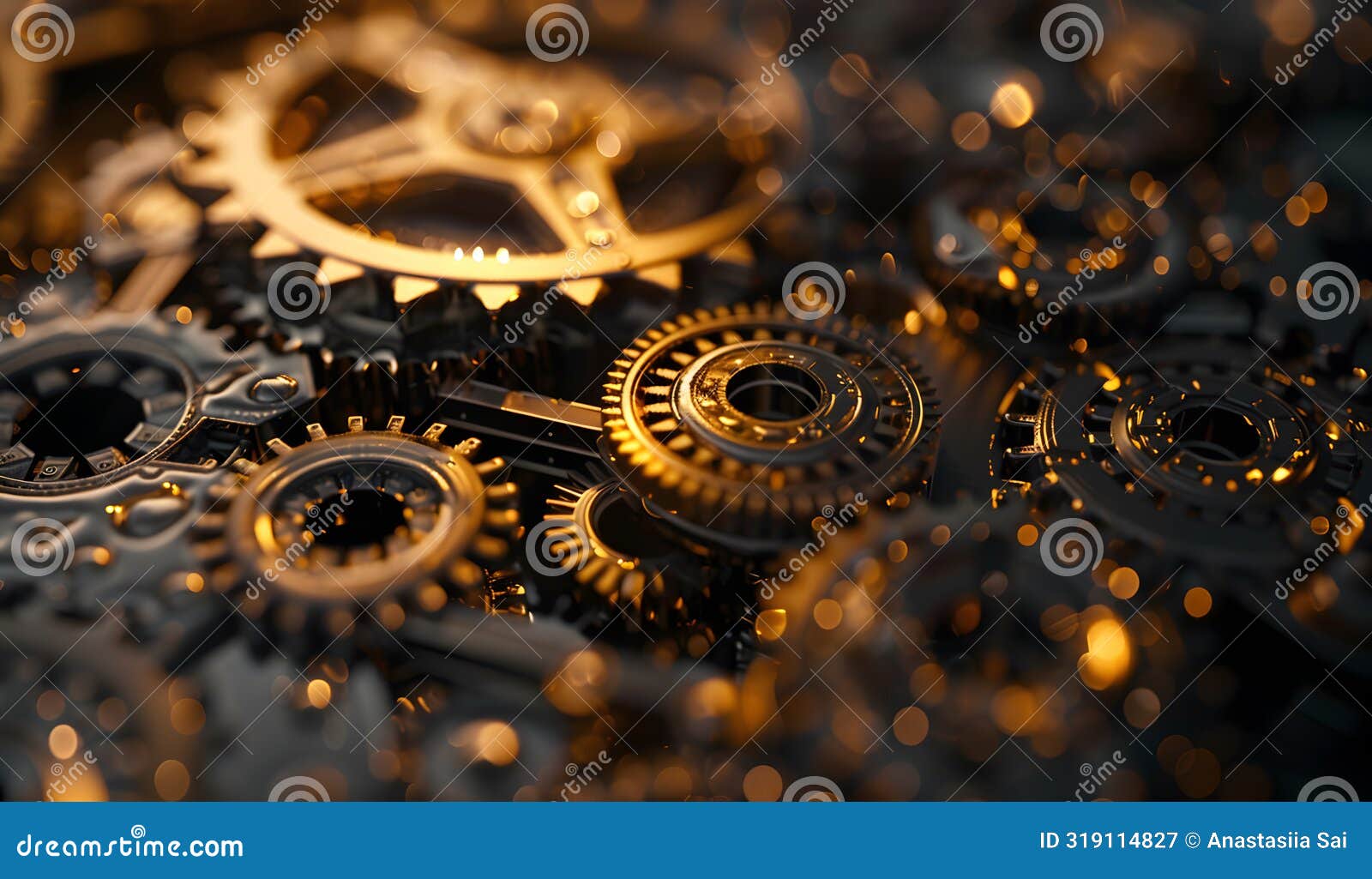 The Mechanism Inside the Watch Stock Image - Image of cogwheel ...