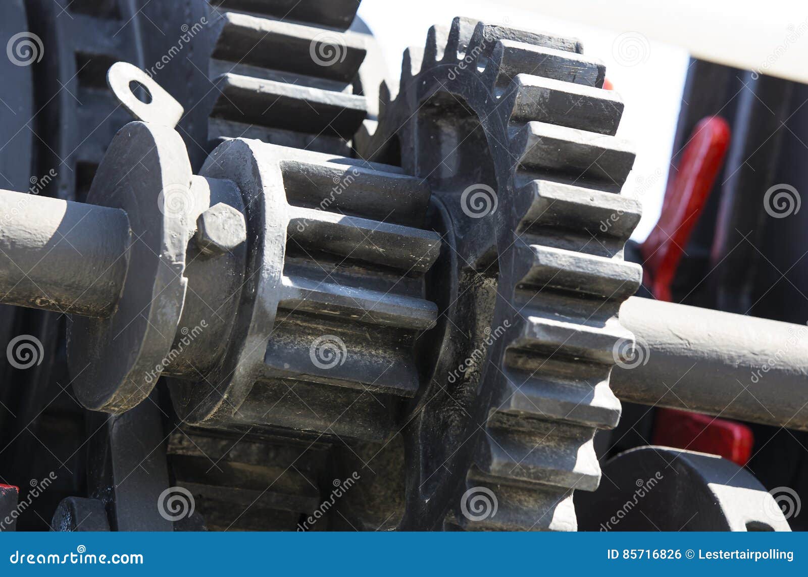 The Mechanism of the Large Gear of Stock Photo - Image of precision ...