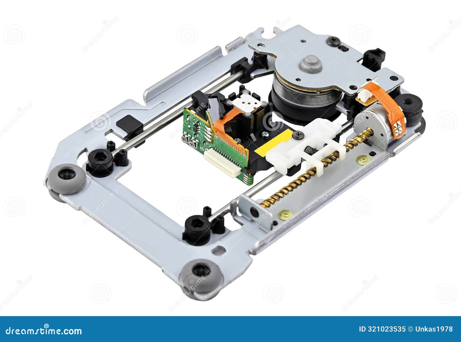 DVD disk drive mechanism stock image. Image of storage - 321023535