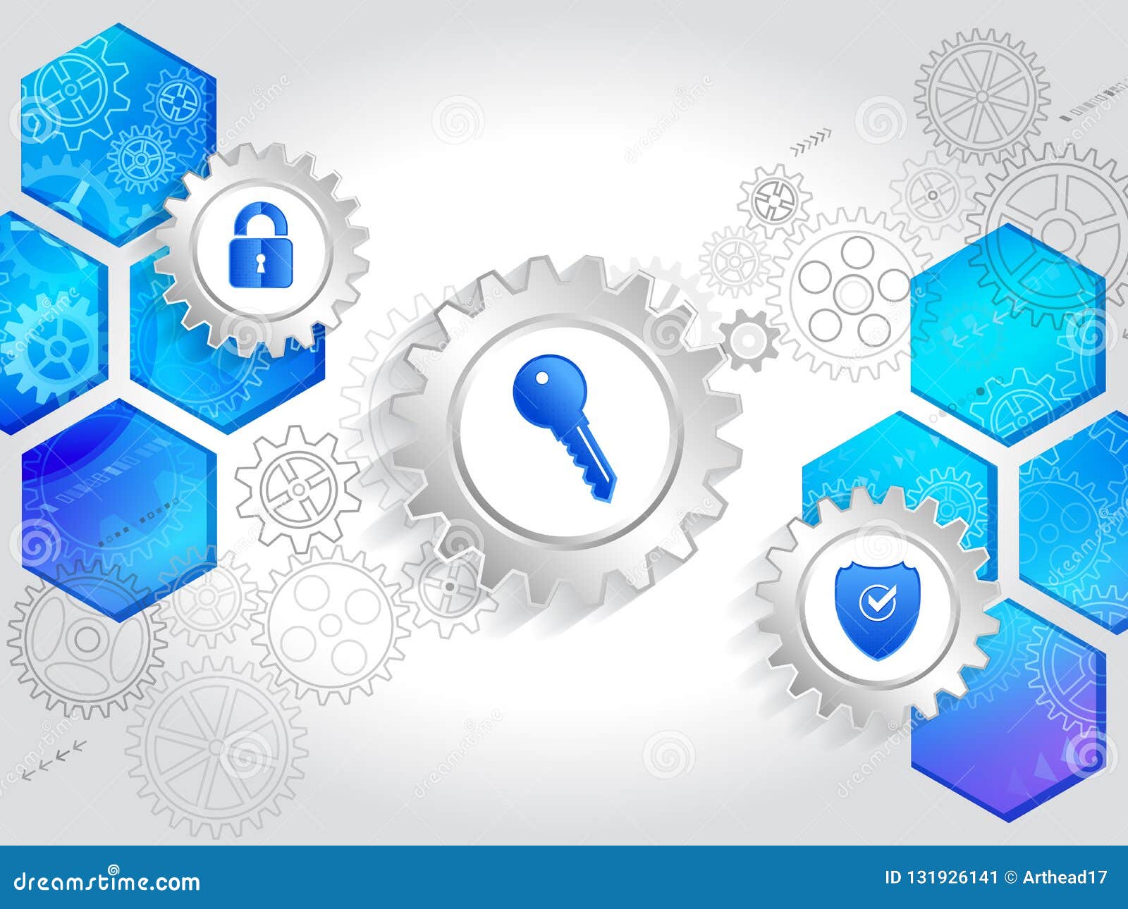 Mechanisms for Integrated Data Protection in the Network Stock Vector ...