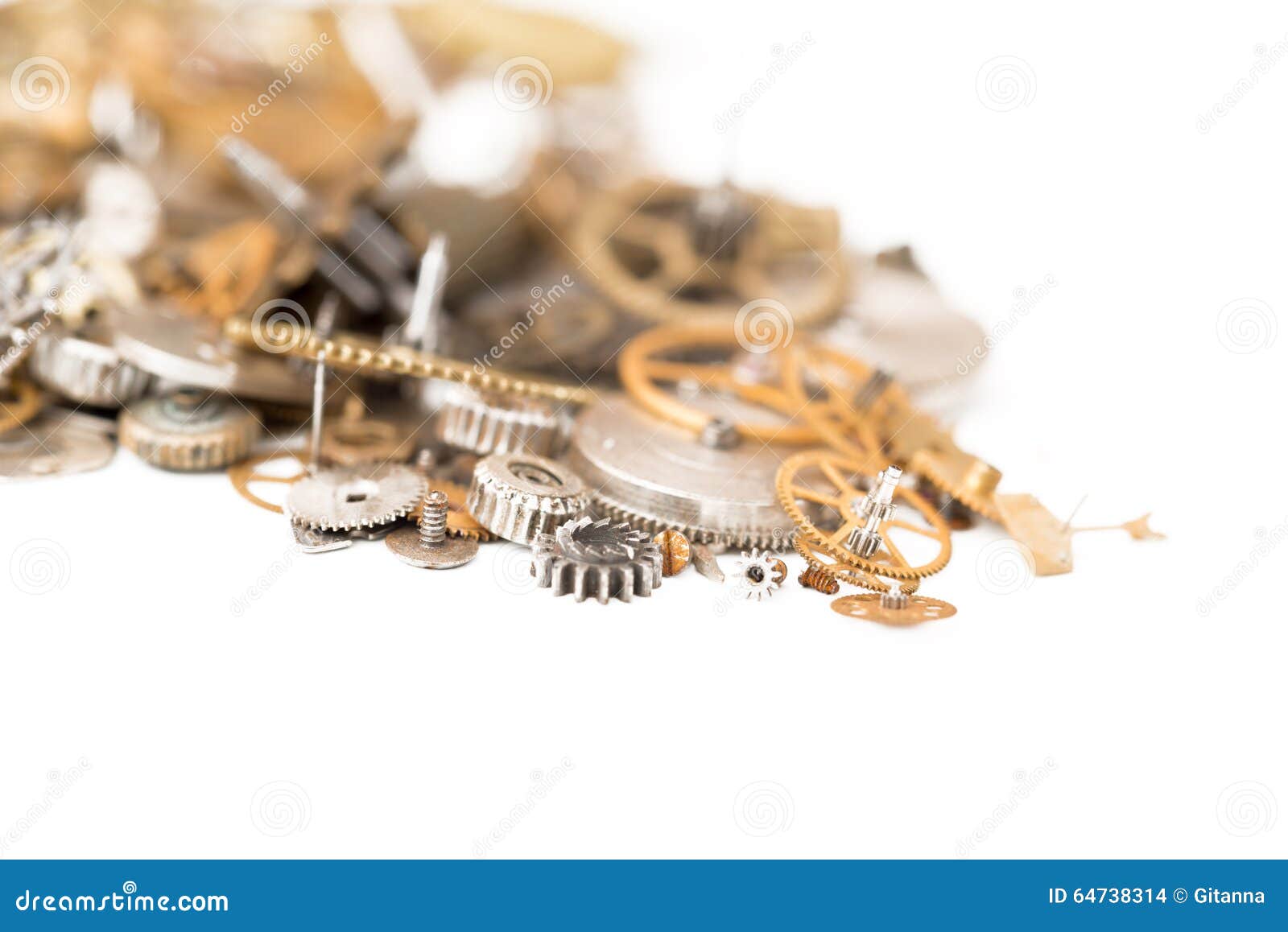 Mechanisms of watches stock photo. Image of clock, detail - 64738314