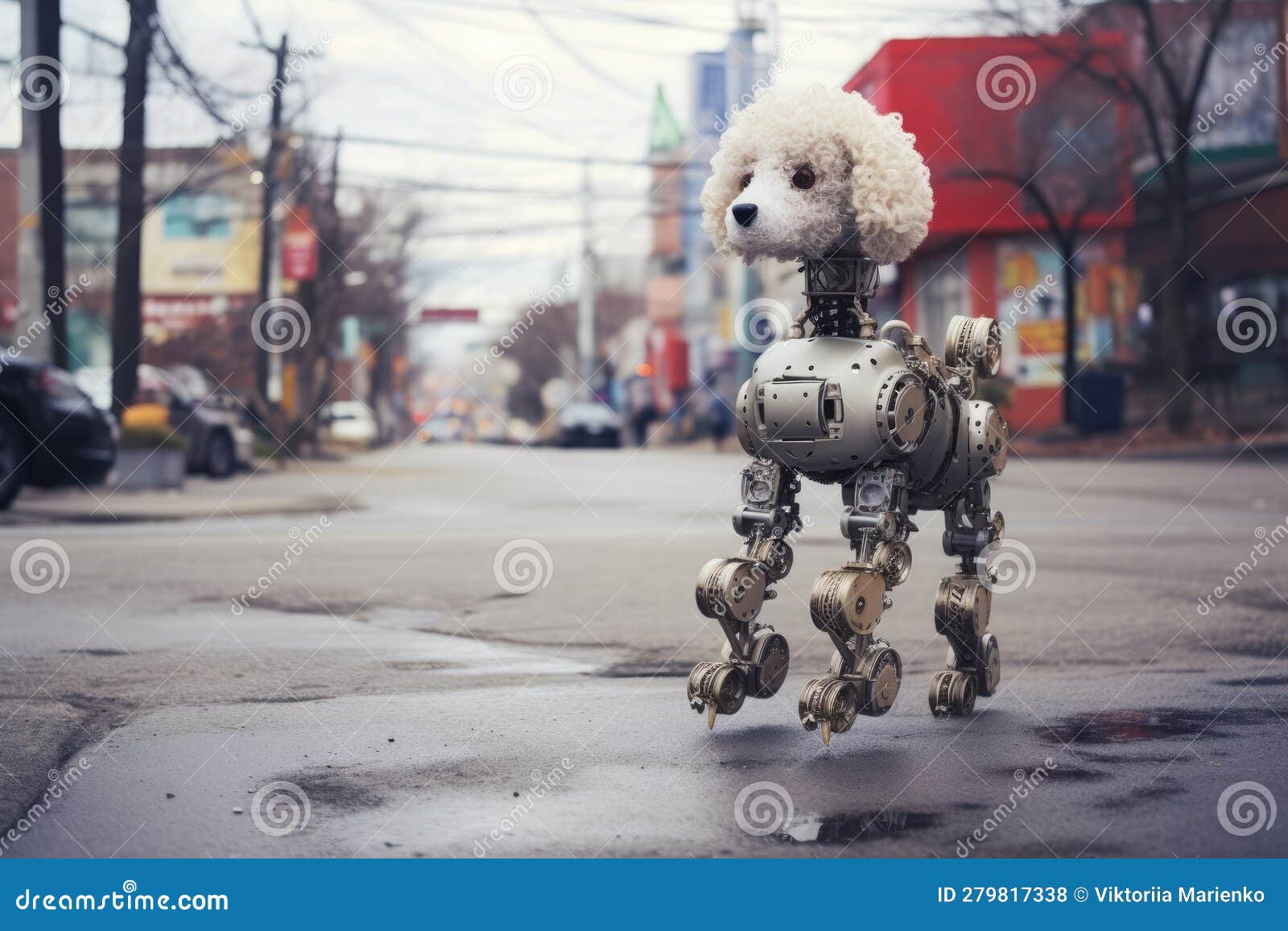 A Mechanized Canine Robot. State-of-the-art Tech. the Notion of Machine ...