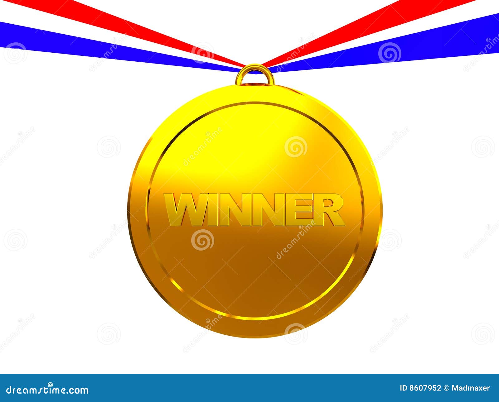 Medaglia Del Vincitore Immagine. Immagine: 8607952