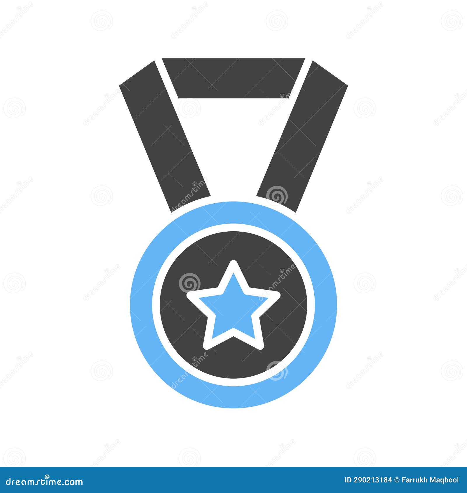 Medal Award Icon Image. stock illustration. Illustration of isolated ...