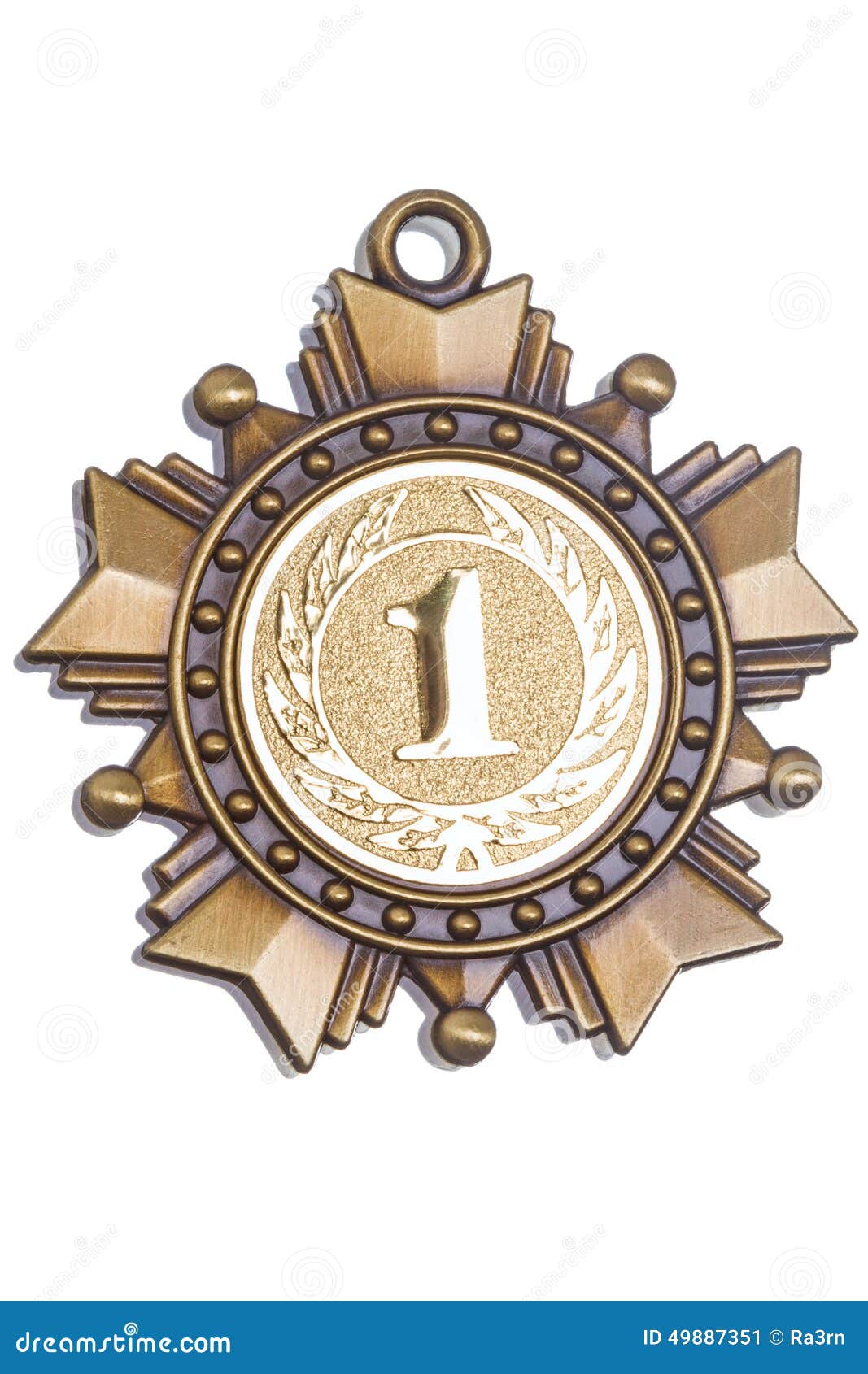 Medal for first place stock image. Image of contest, achievement - 49887351
