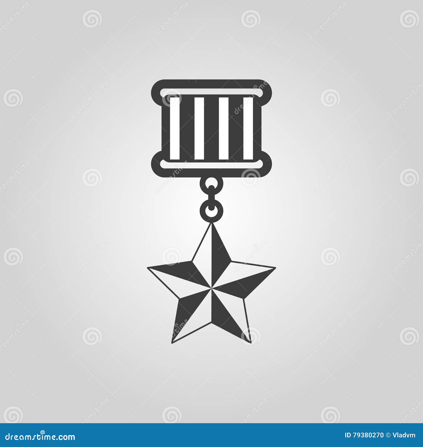 The Medal Icon. Honor Symbol Stock Vector - Illustration of motivation ...