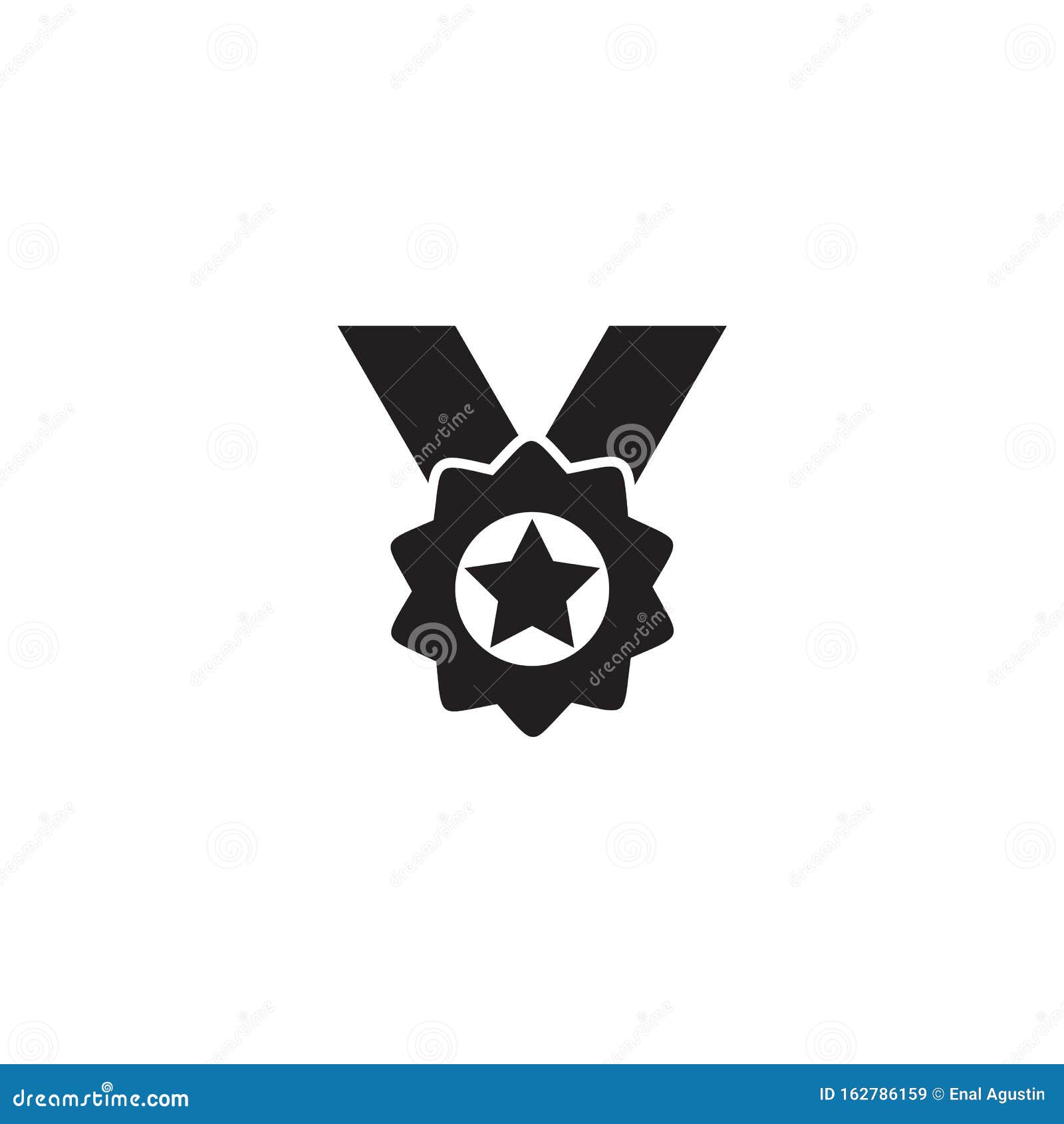 Medal Icon Logo Design Vector Template Stock Vector - Illustration of ...