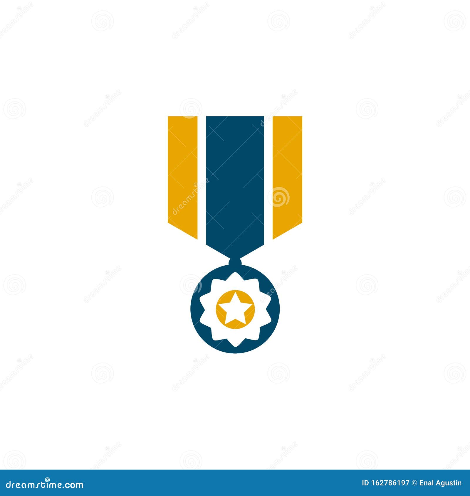 Medal Icon Logo Design Vector Template Stock Vector - Illustration of ...
