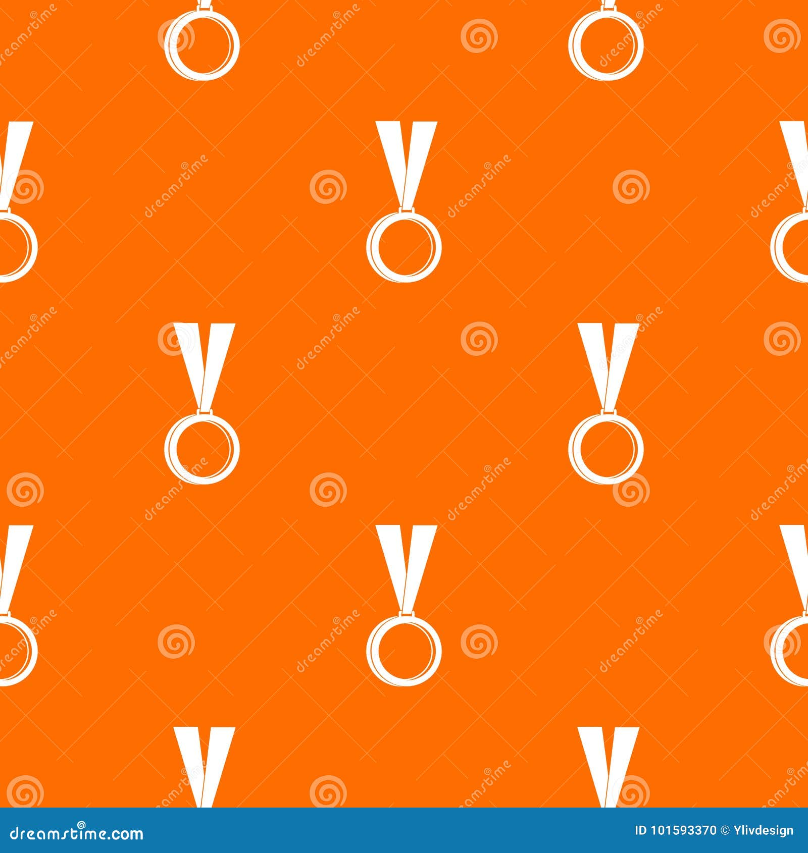 Medal pattern seamless stock vector. Illustration of medallion - 101593370