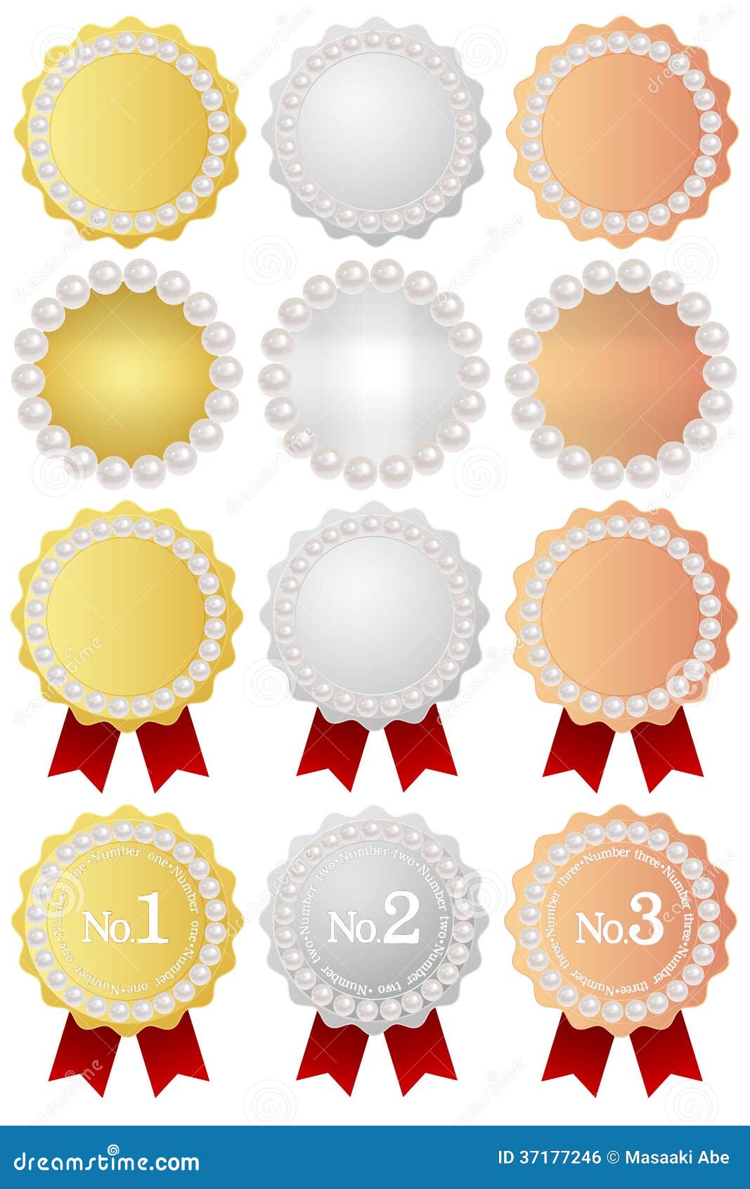 Medal ribbon frame stock vector. Illustration of material - 37177246