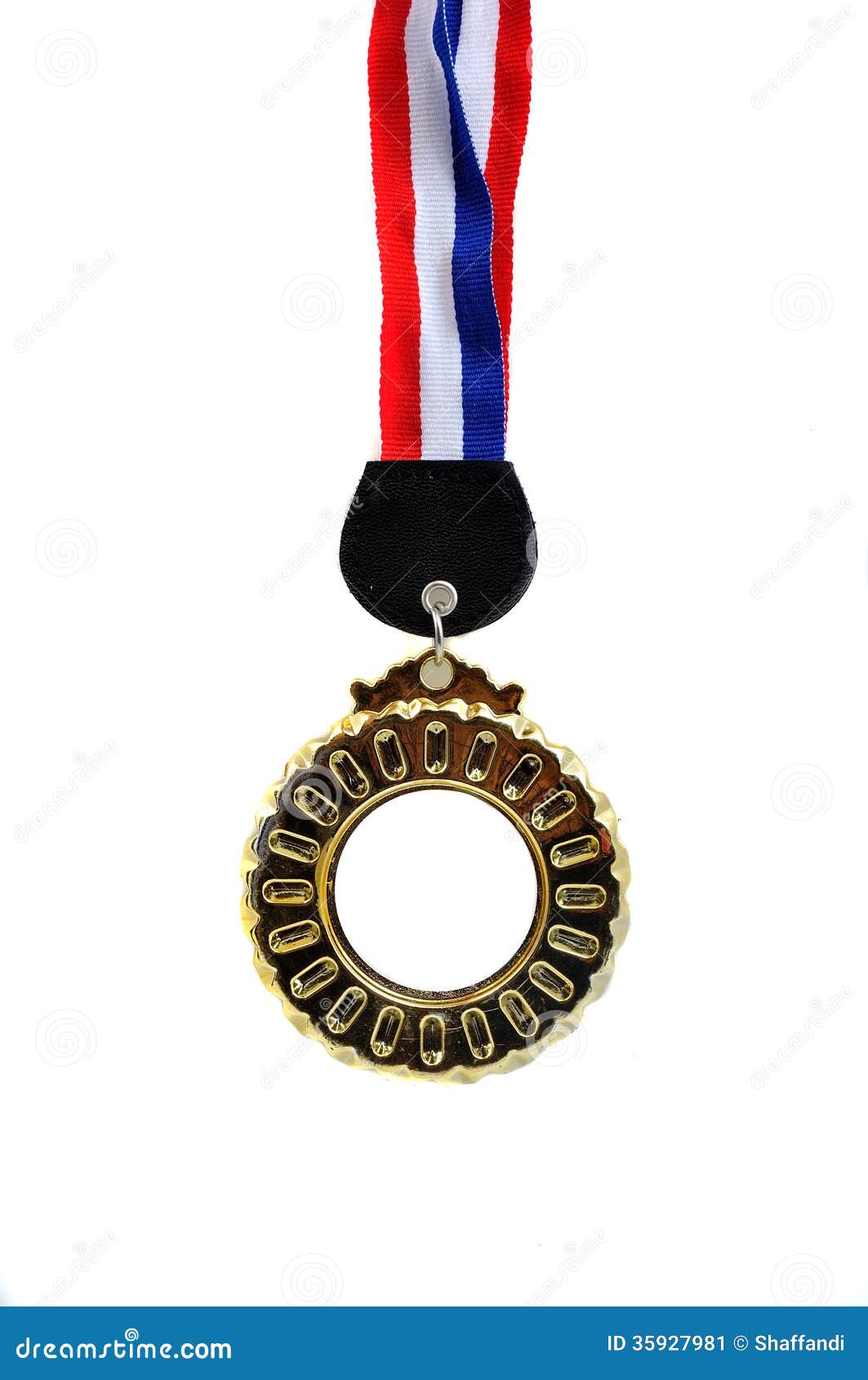 Medal with ribbon stock image. Image of metal, ideas - 35927981