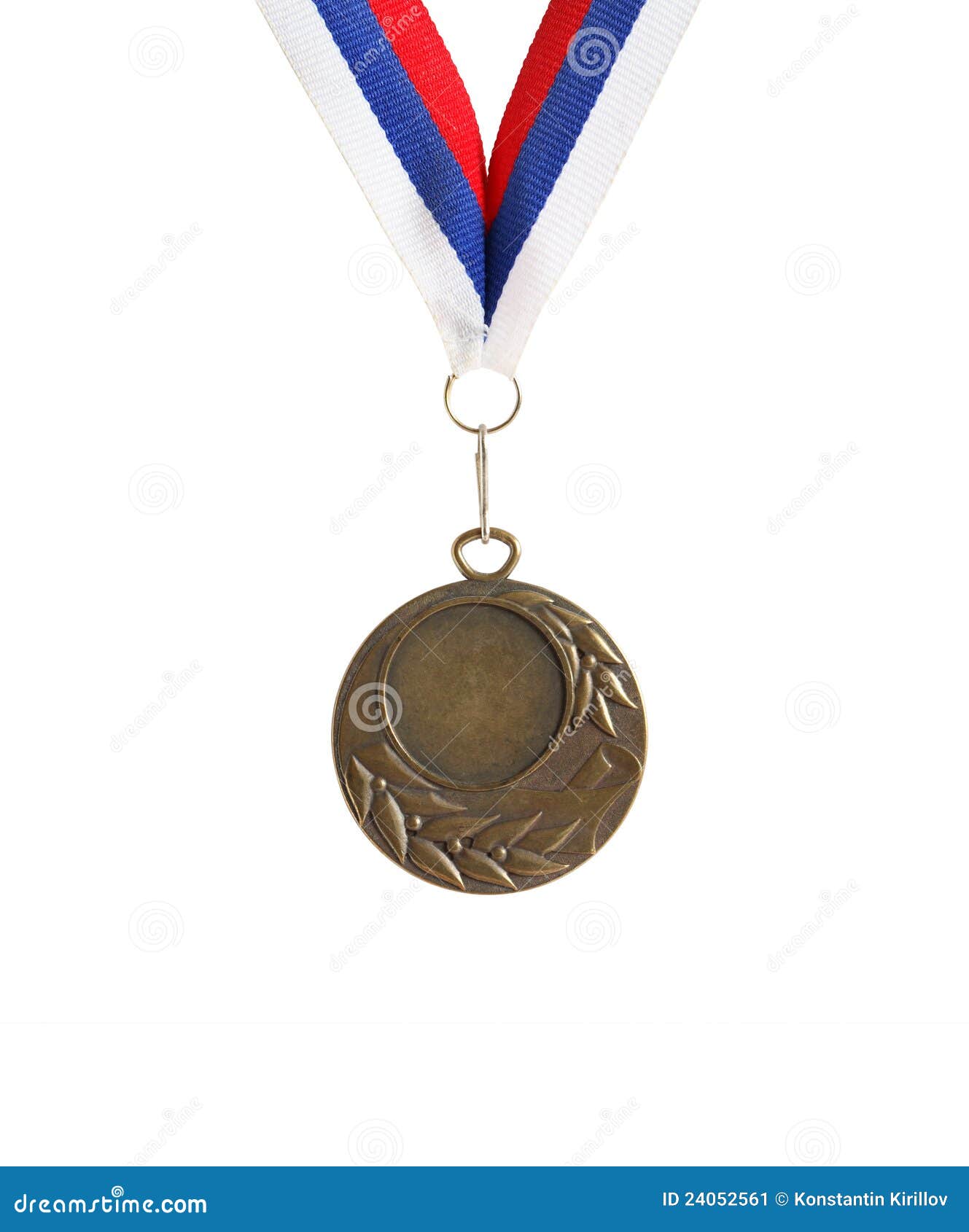 Medal On White stock image. Image of competition, medal - 24052561