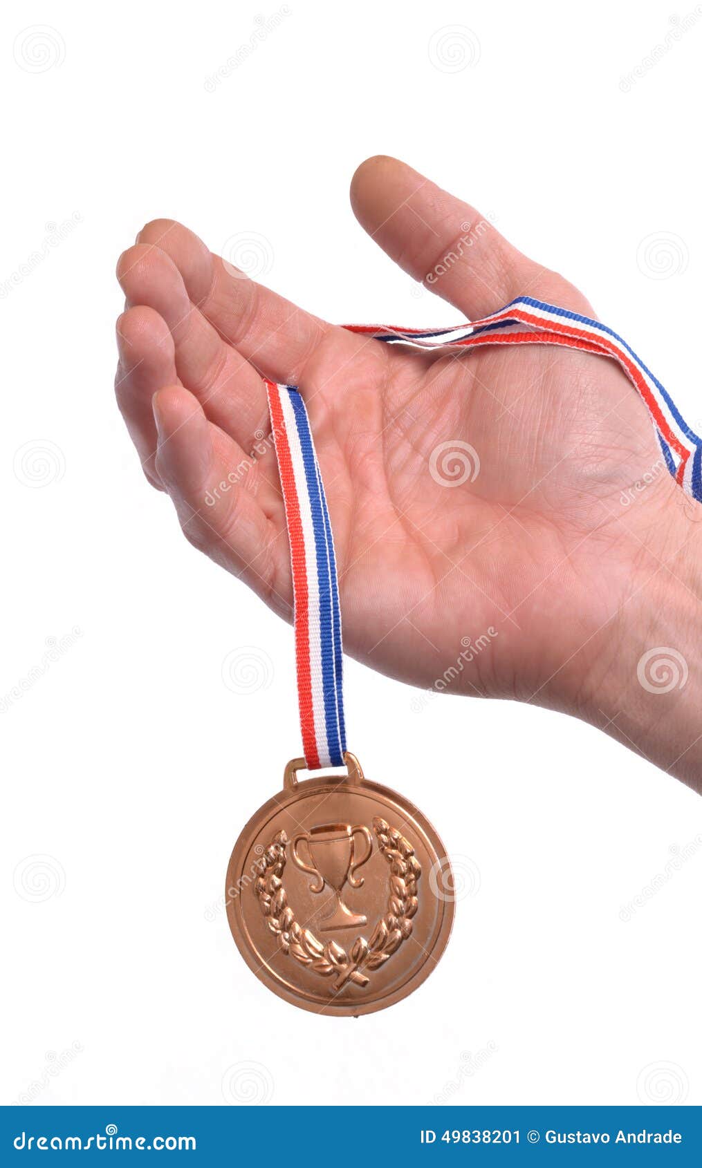 Medal winner. stock image. Image of competition, medal - 49838201