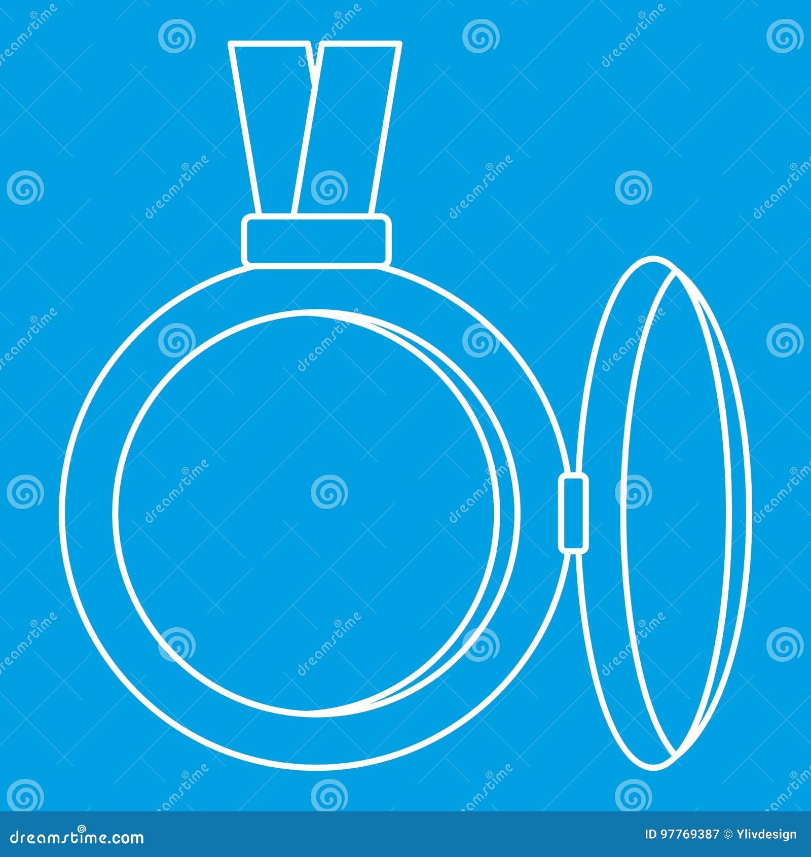 Medallion Icon, Outline Style Stock Vector - Illustration of medal ...