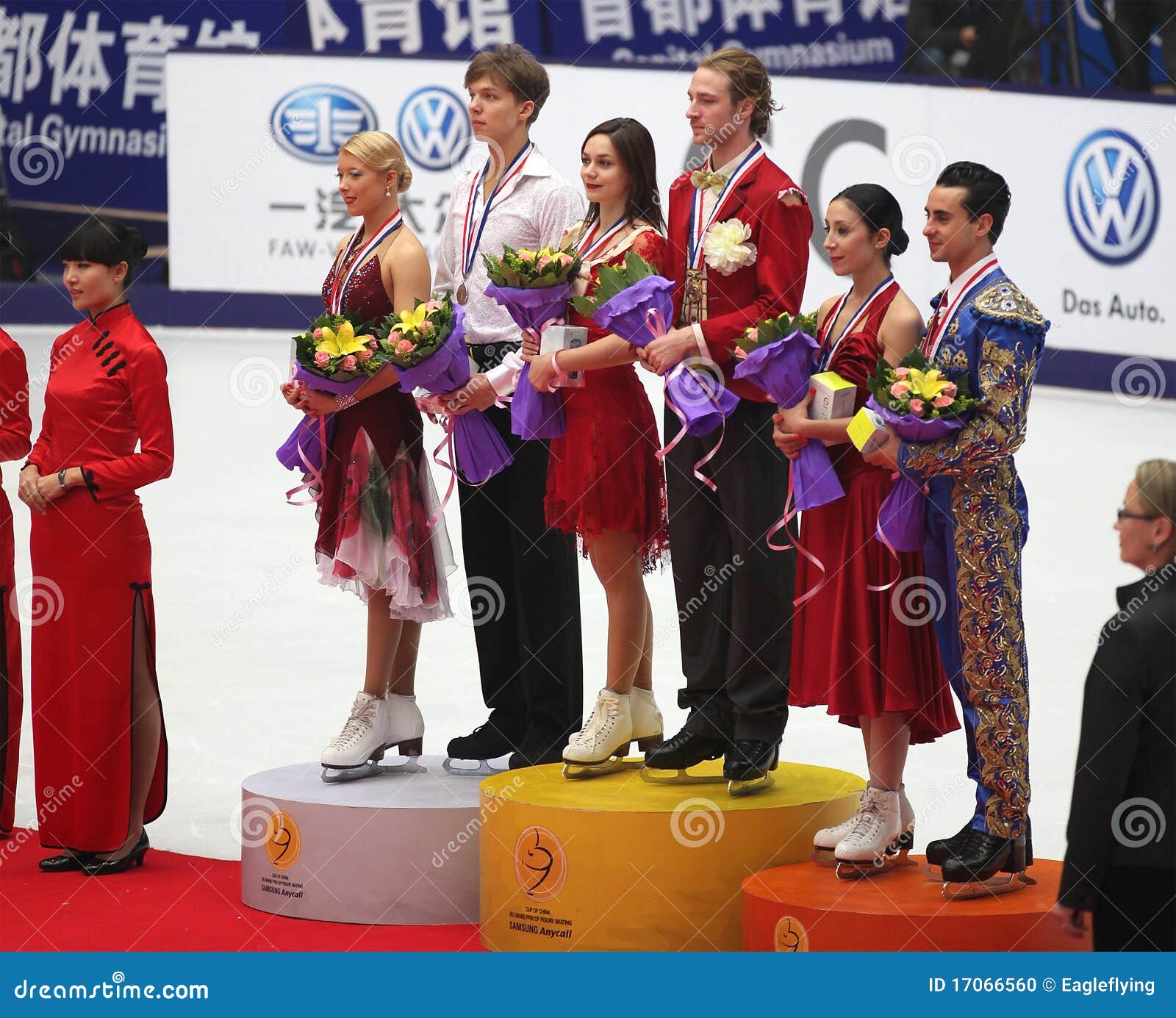 Medallist of the Ice Dancing Competition Editorial Image - Image of ...