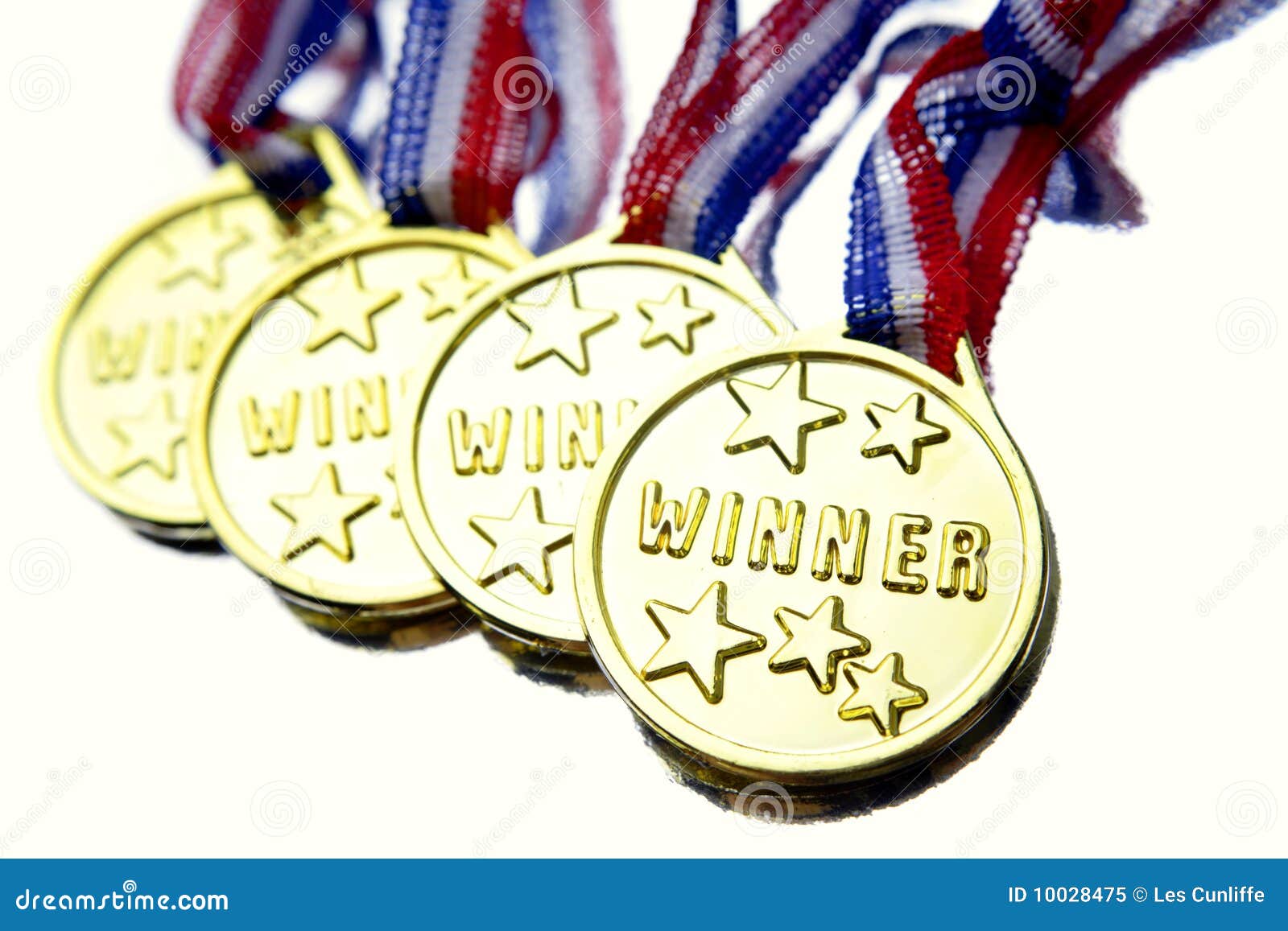 Medals stock image. Image of symbolic, winner, four, medals - 10028475