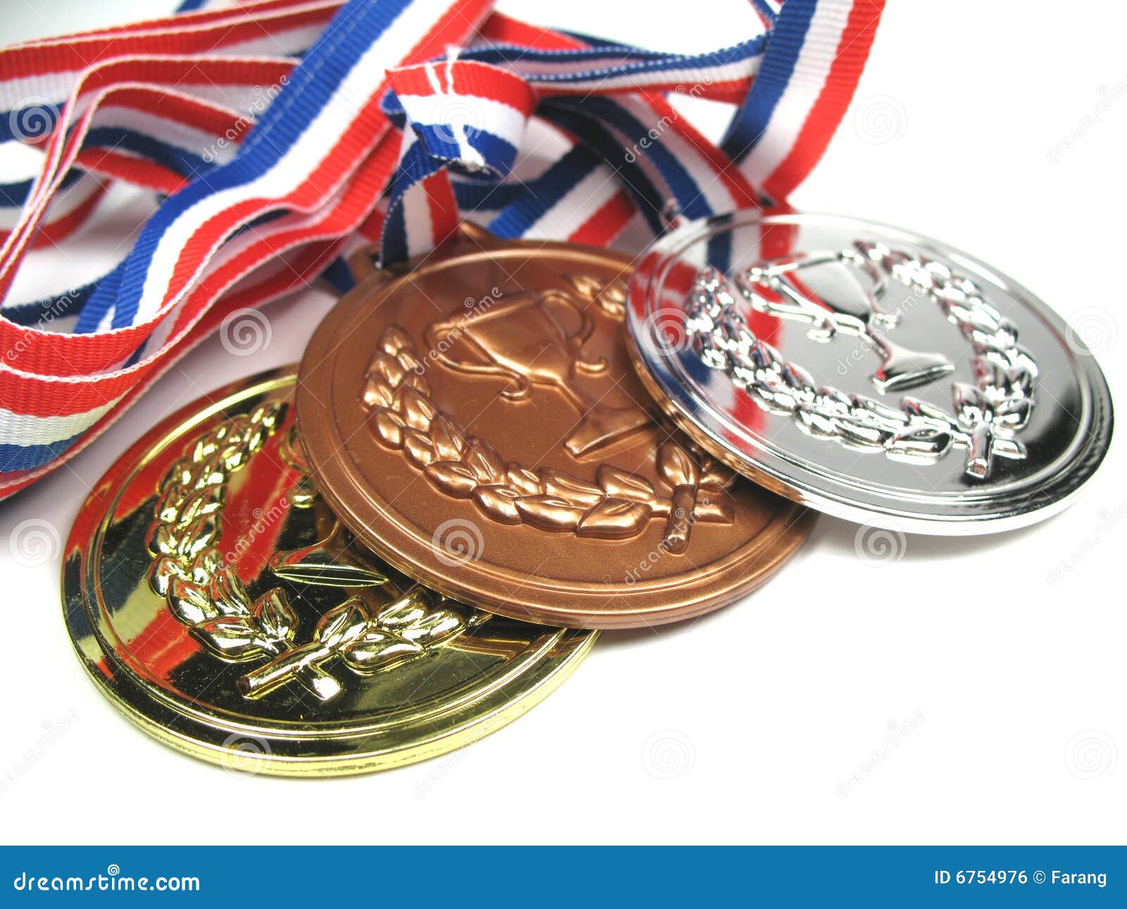Medals close-up stock photo. Image of games, metal, second - 6754976