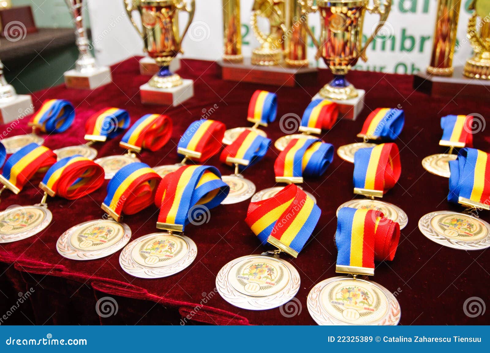 Medals Prizes for the Balkan Exotic Birds Editorial Stock Image - Image ...