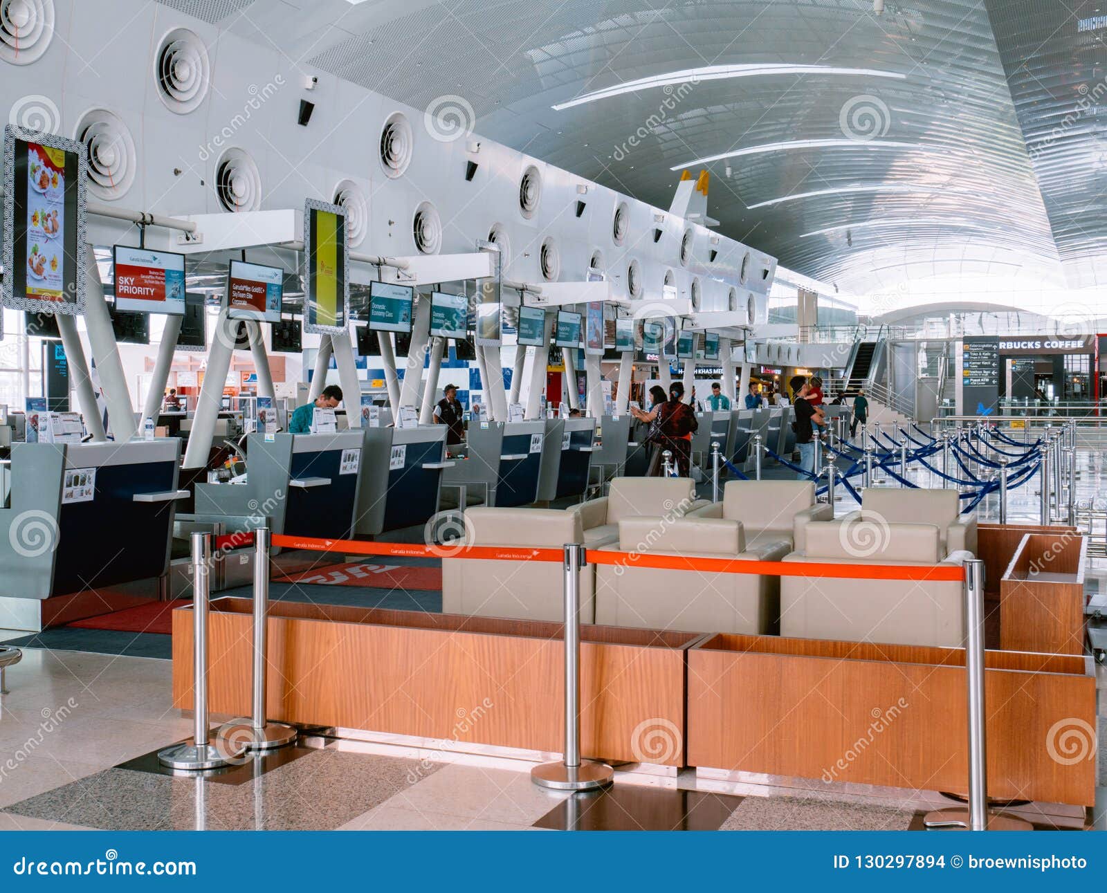 Sky Priority Lounge Area By Skyteam In Front Of Check-In Counter ...