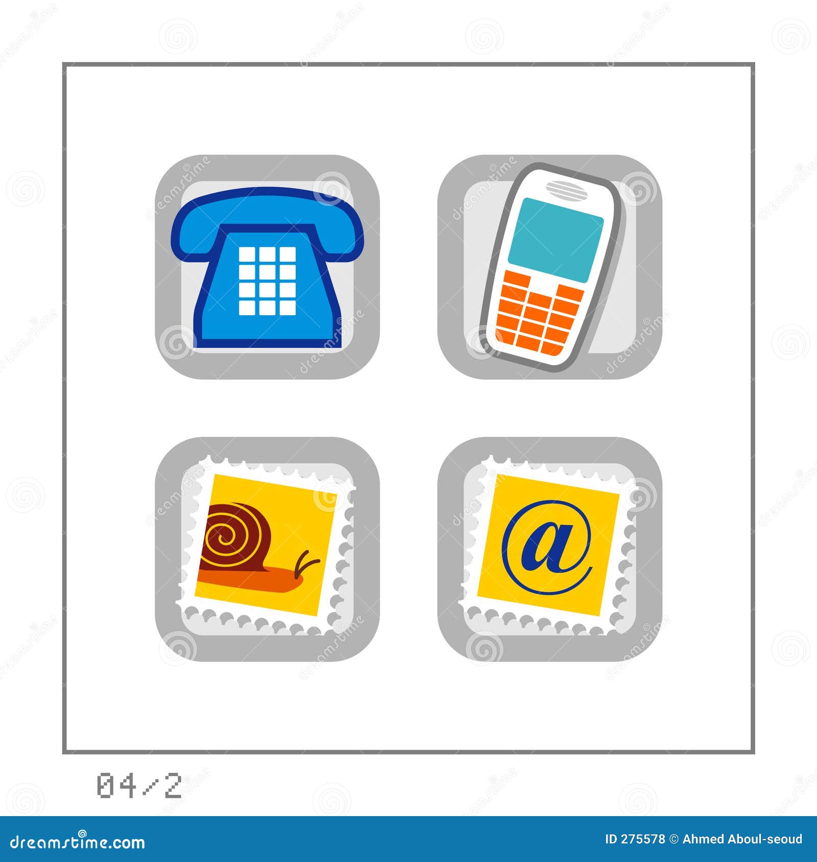 MEDEDELING: Het Pictogram Plaatste 04 - Versie 2 Vector Illustratie ...