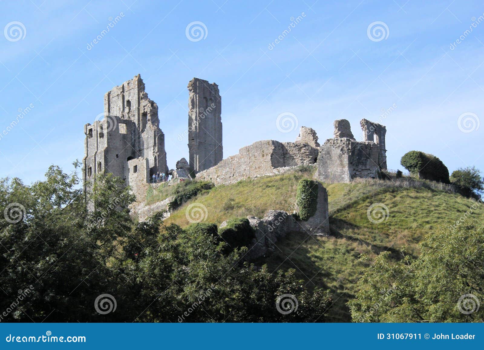 Medeival castle. stock image. Image of builkding, historic - 31067911