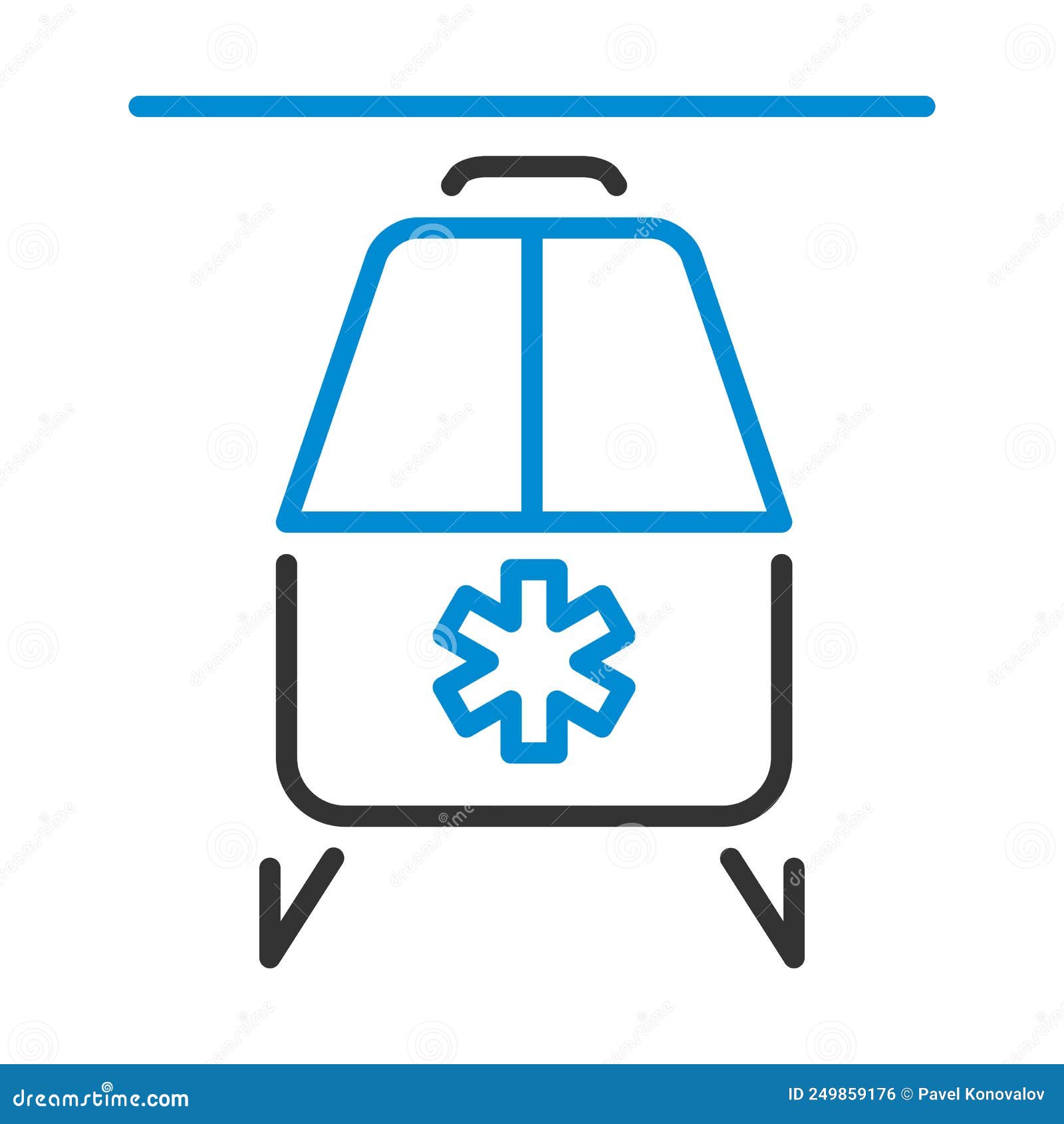 Medevac Icon Vector Illustration | CartoonDealer.com #250015316