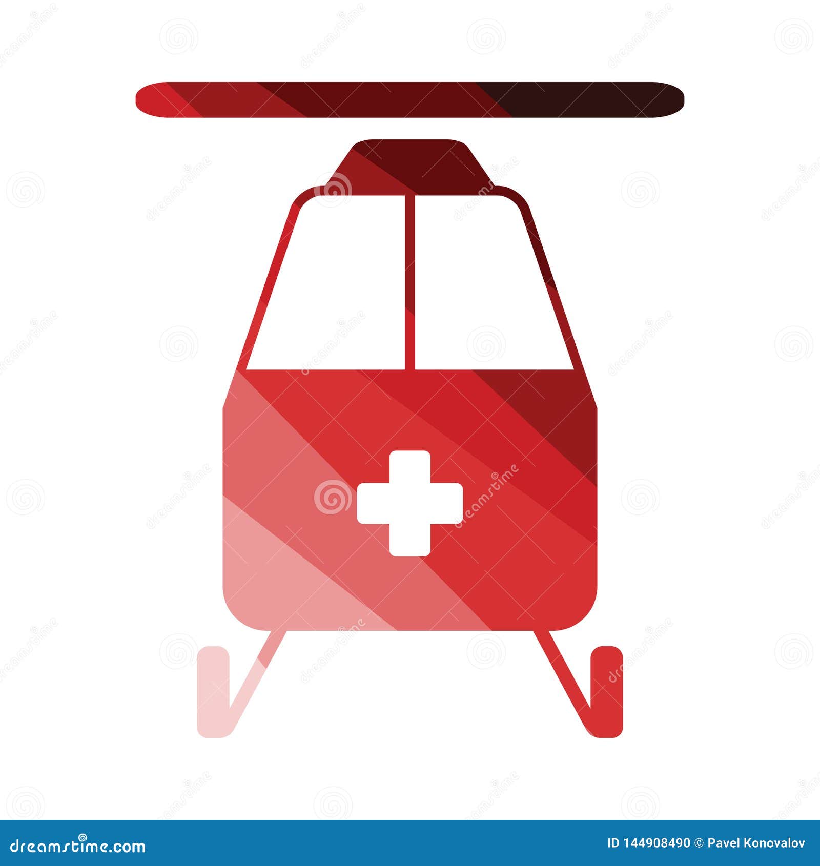 Medevac icon stock vector. Illustration of medical, emergency - 144908490