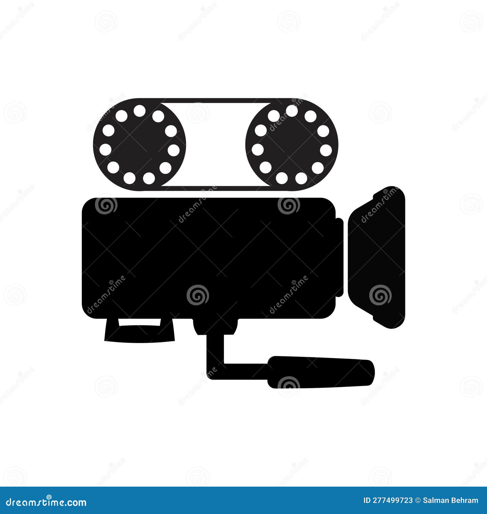 Media Camera and Mike Icon Video Camera Vector Stock Vector ...
