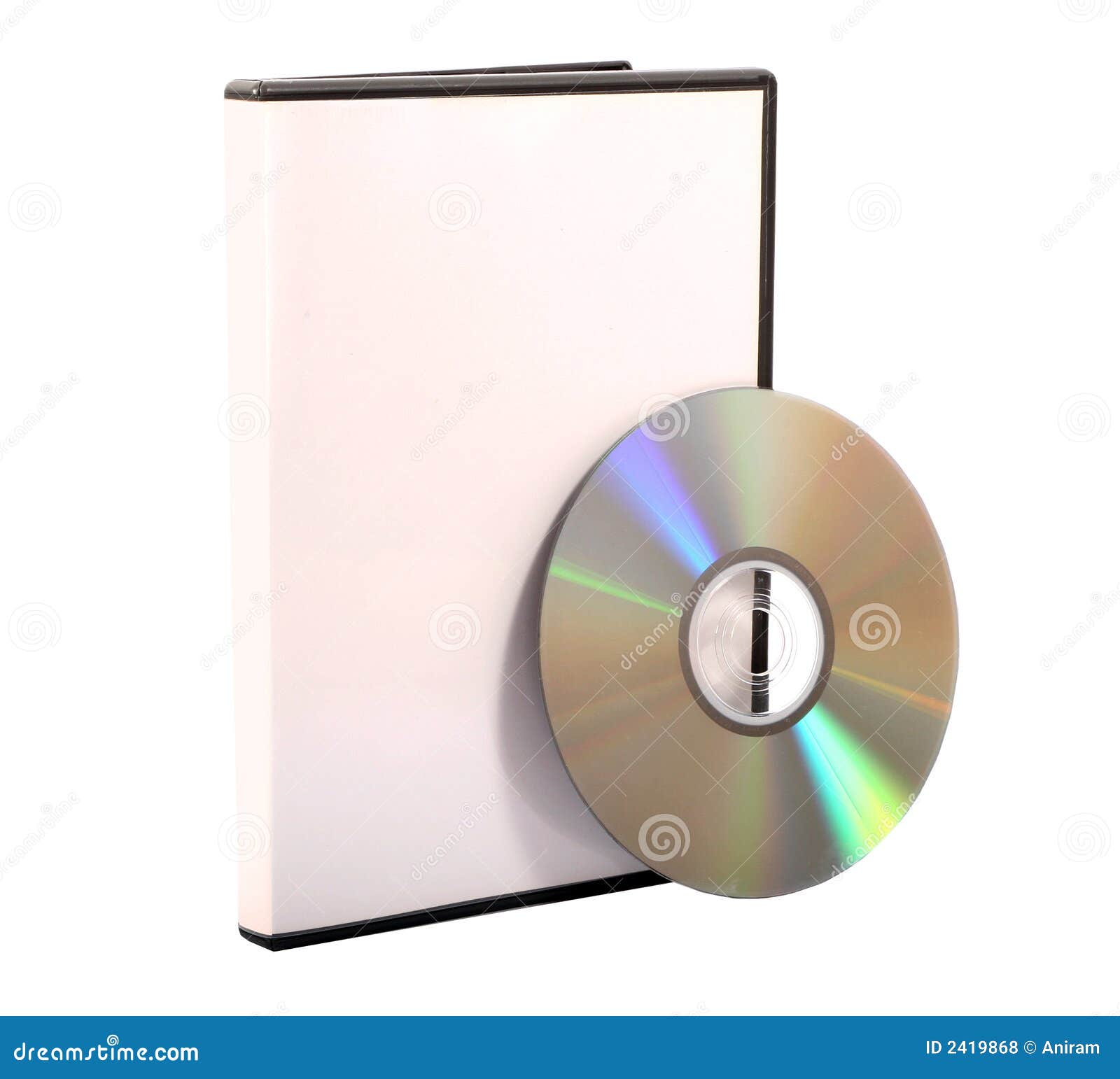 Media Case and Compact Disc Stock Photo - Image of audio, holder: 2419868