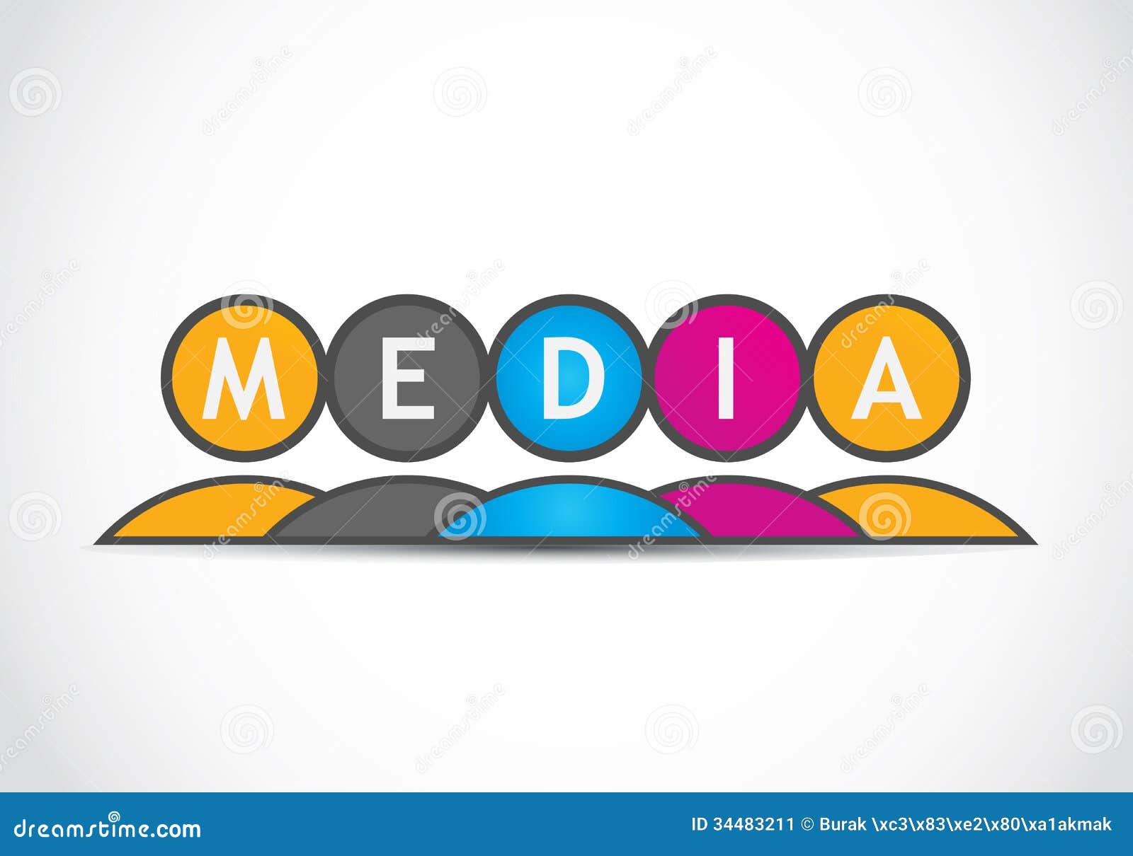 Media concept stock vector. Illustration of group, society - 34483211