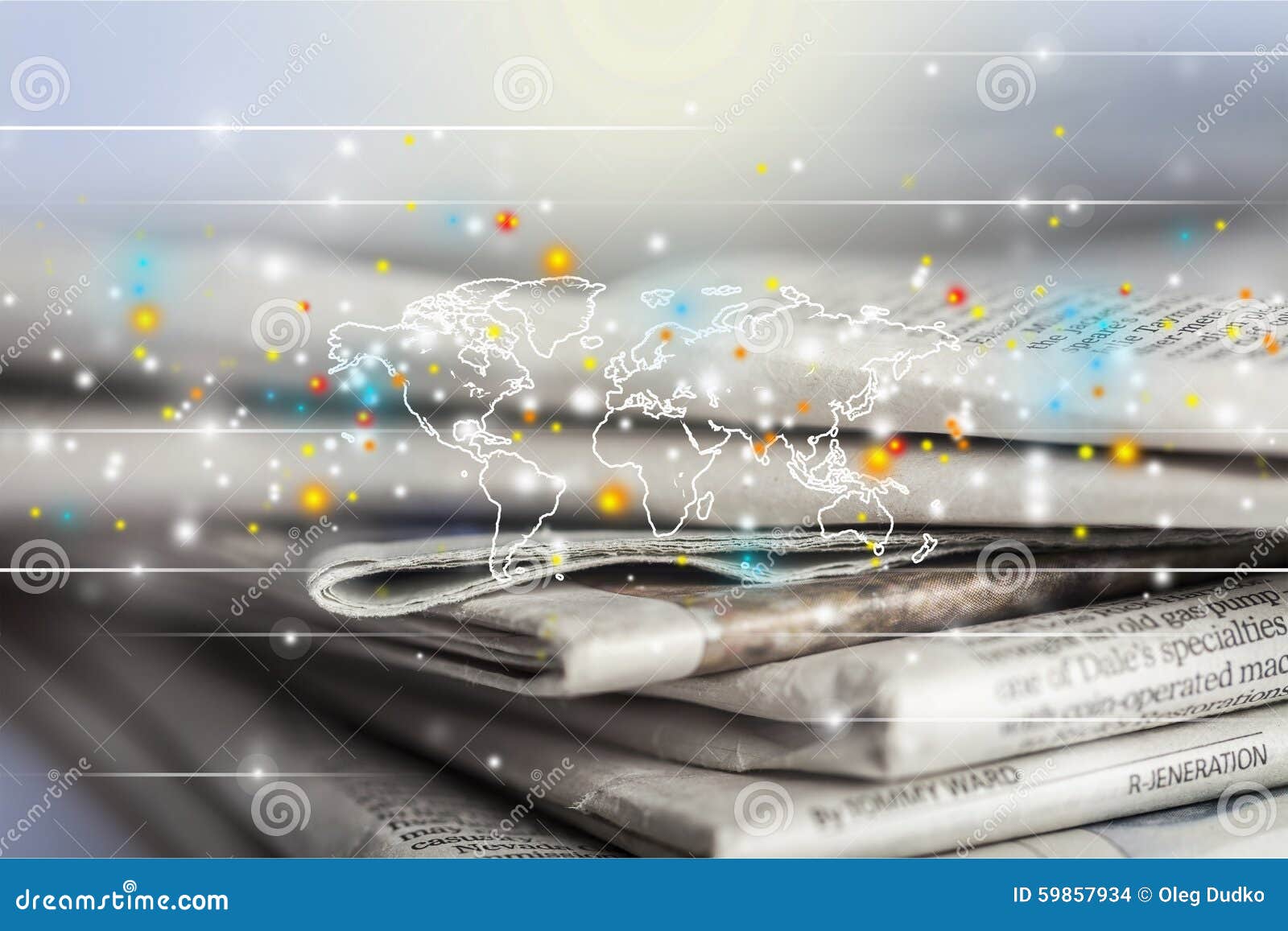Media desk stock photo. Image of stack, read, write, finance - 59857934