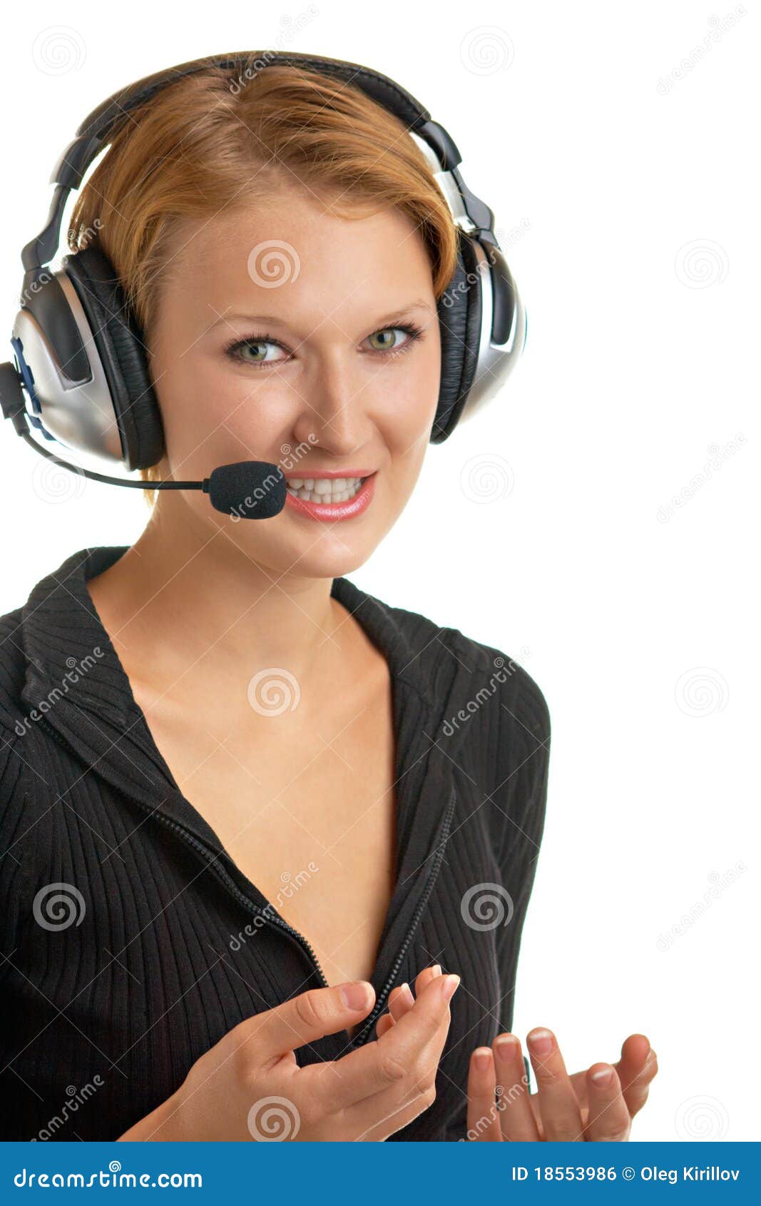 Media girl stock photo. Image of emotions, white, gesture - 18553986