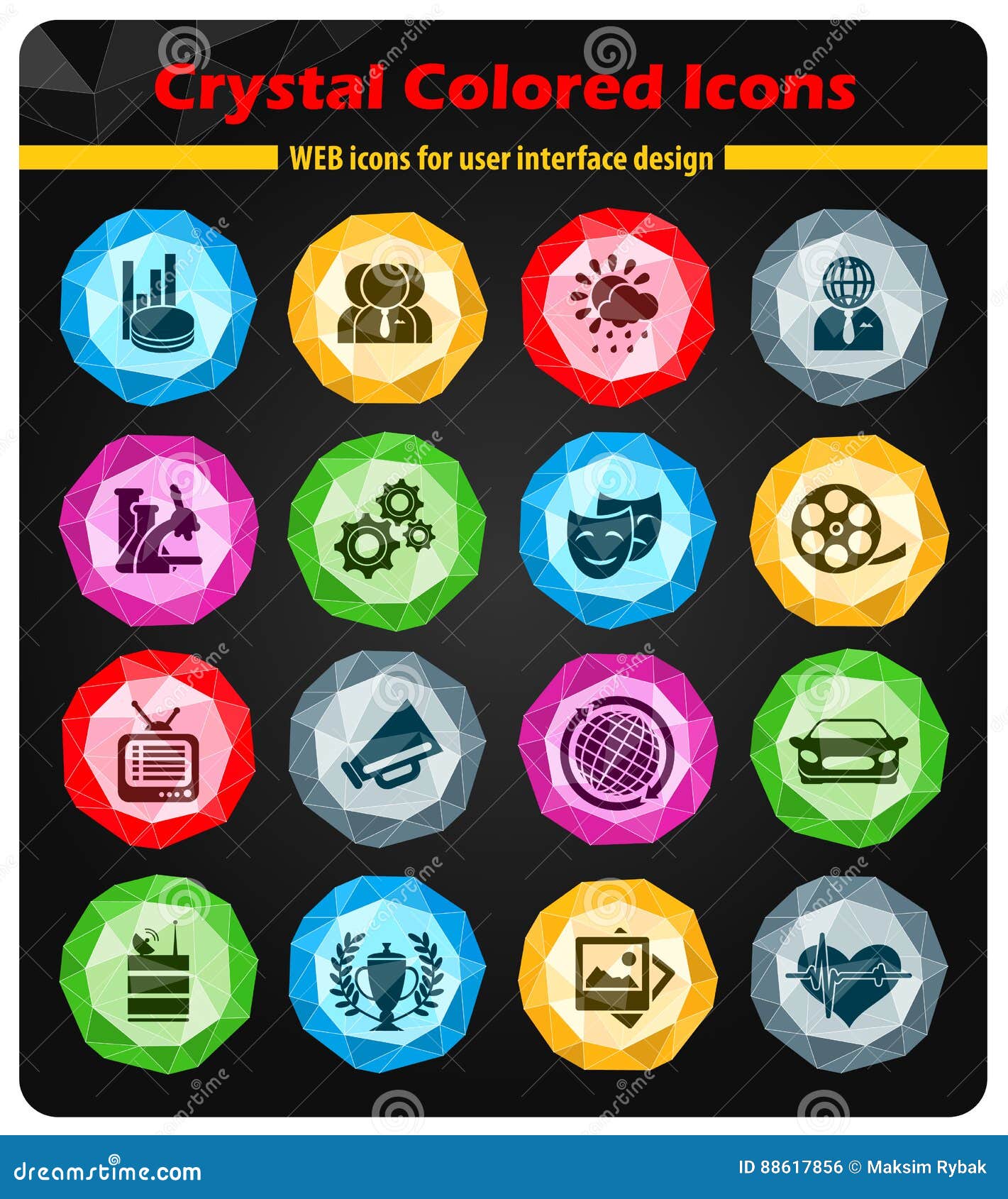 Media icon set stock photo. Image of culture, earth, office - 88617856