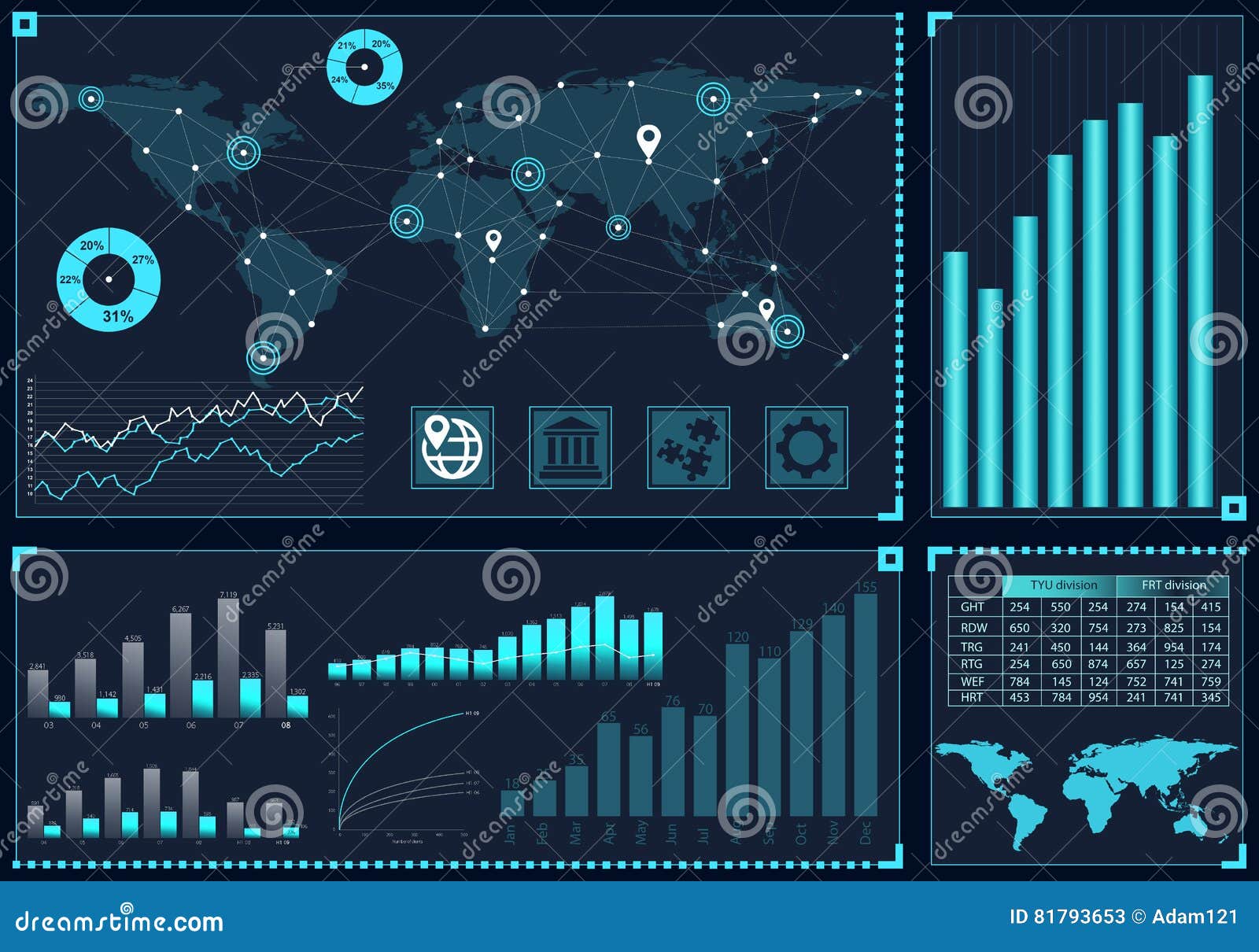 Media interface background stock illustration. Illustration of graphic ...