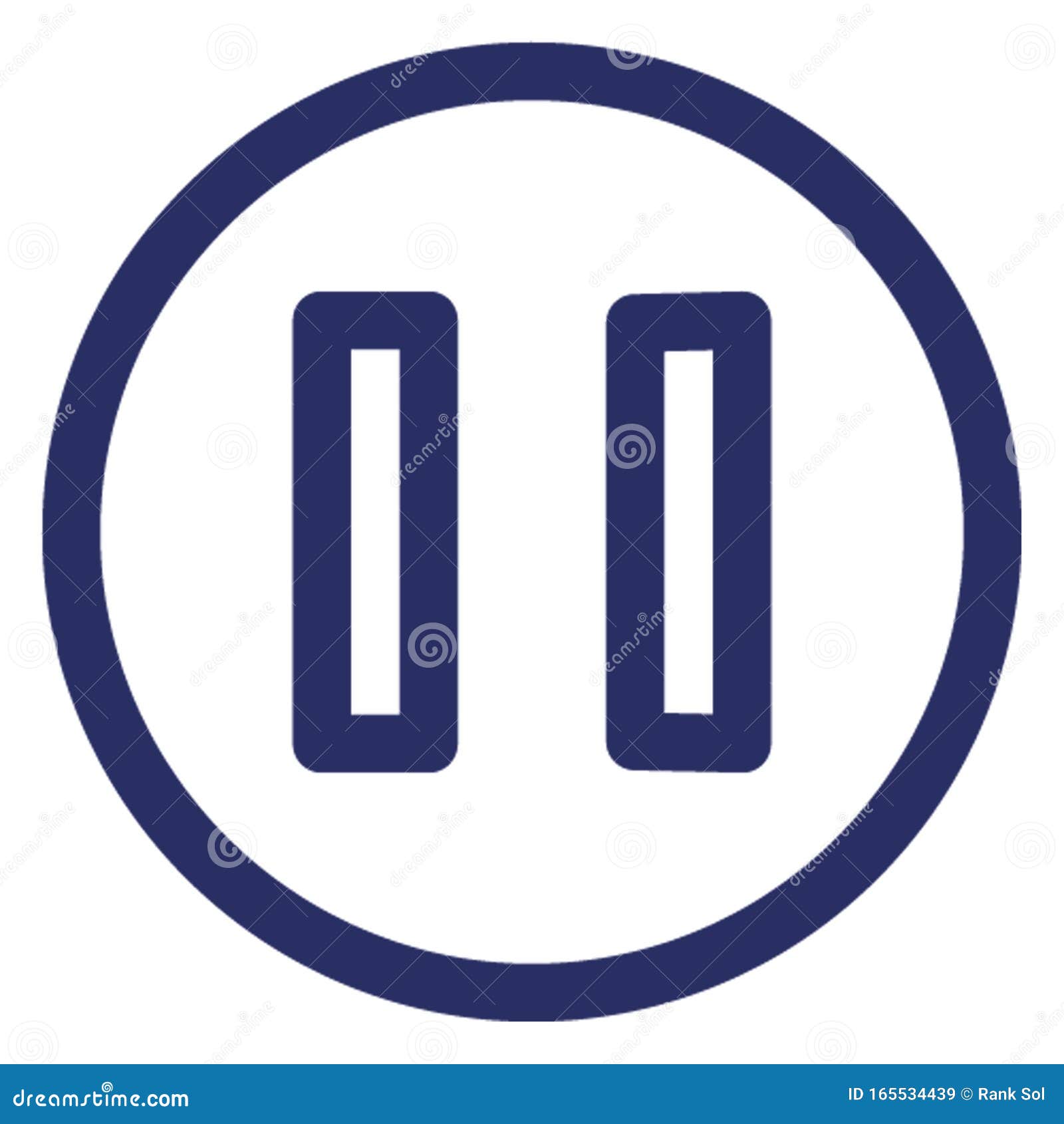 Media Isolated Vector with Outline Icon Which Can Easily Modify or Edit ...