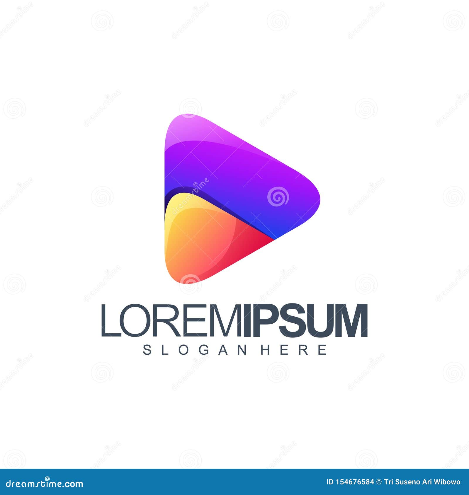 Media Logo Design Vector Illustration Stock Illustration - Illustration ...