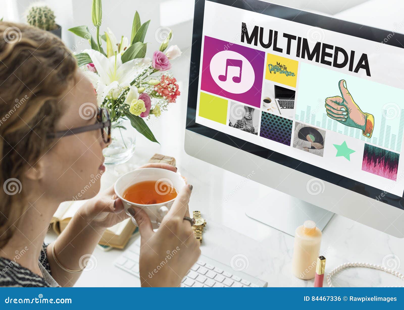 Media Player Audio Entertainment Streaming Concept Stock Photo - Image ...