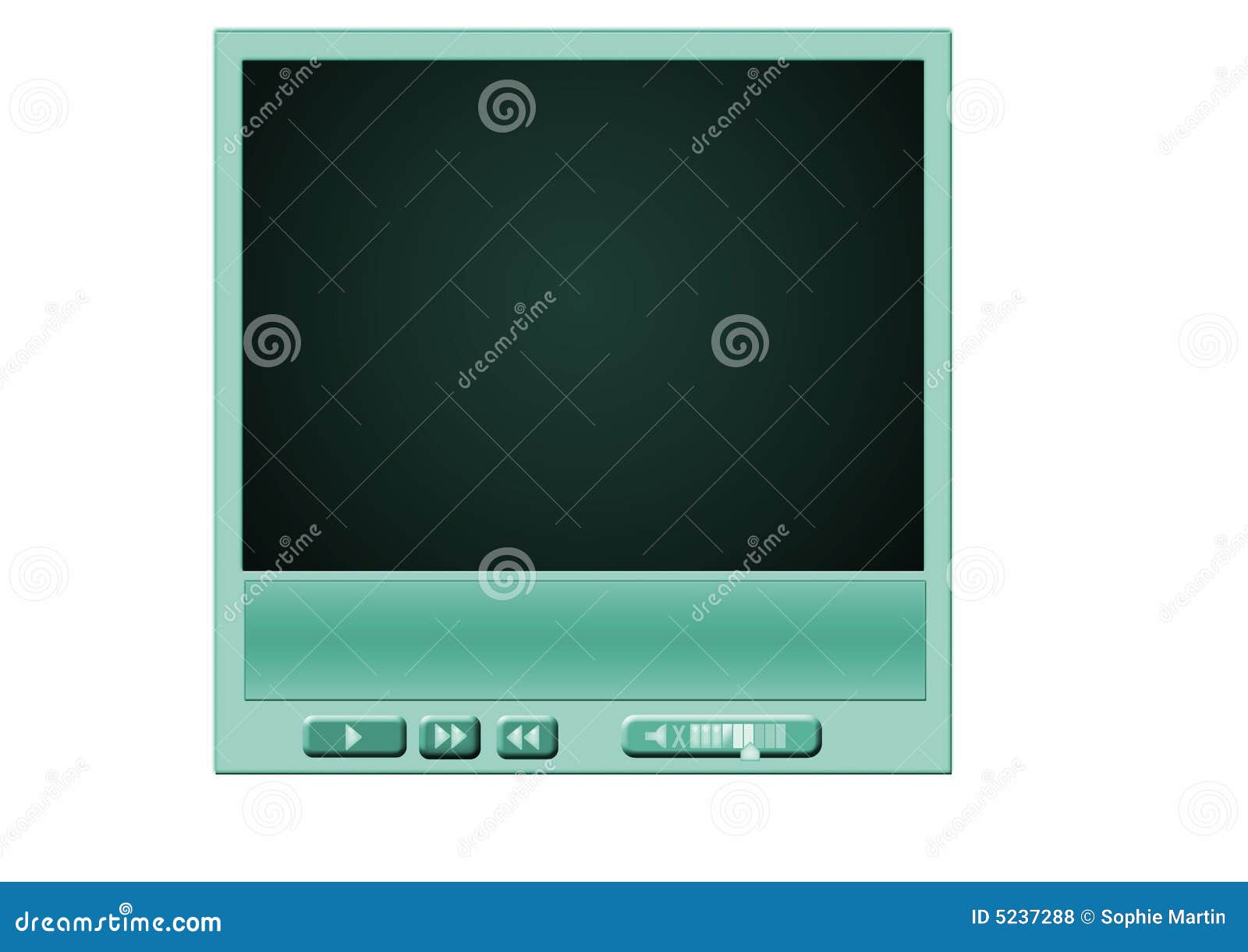 Media player Border stock illustration. Illustration of menu - 5237288