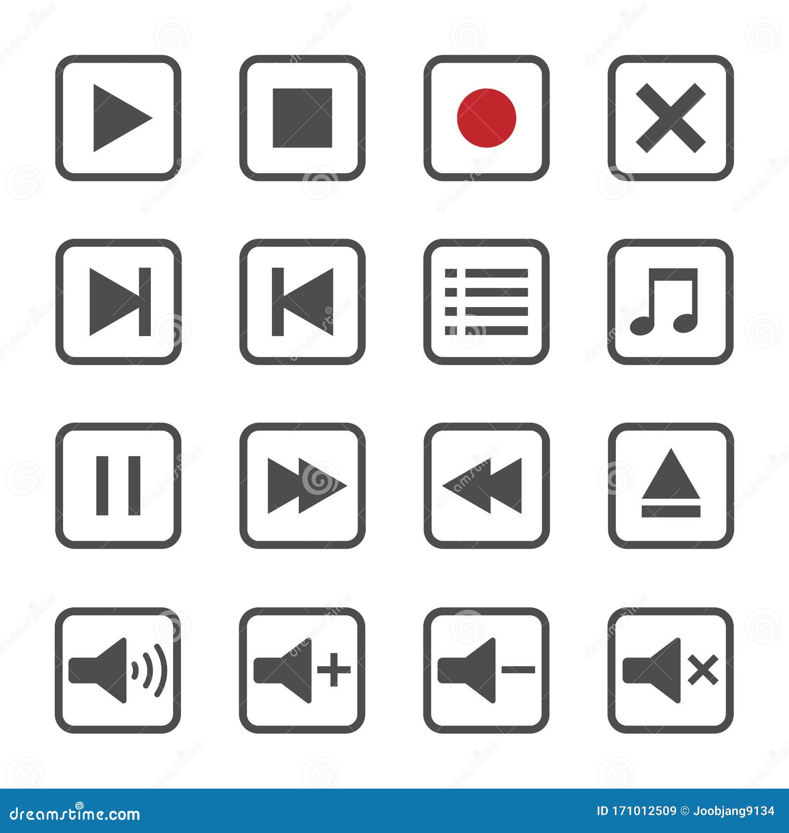 Media Player Icons Stock Photos - Download 164 Royalty Free Photos