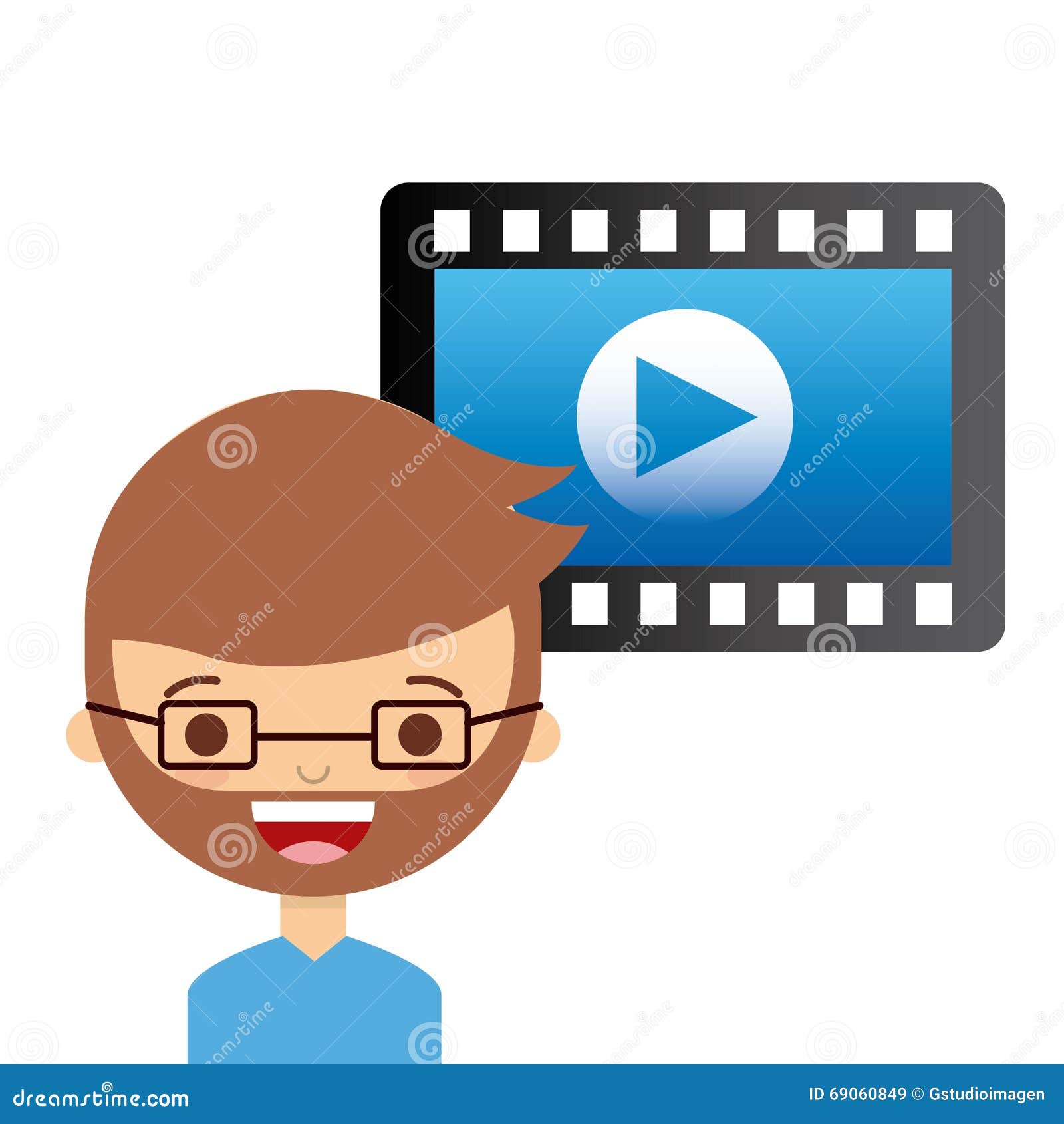 Media player design stock illustration. Illustration of modern - 69060849