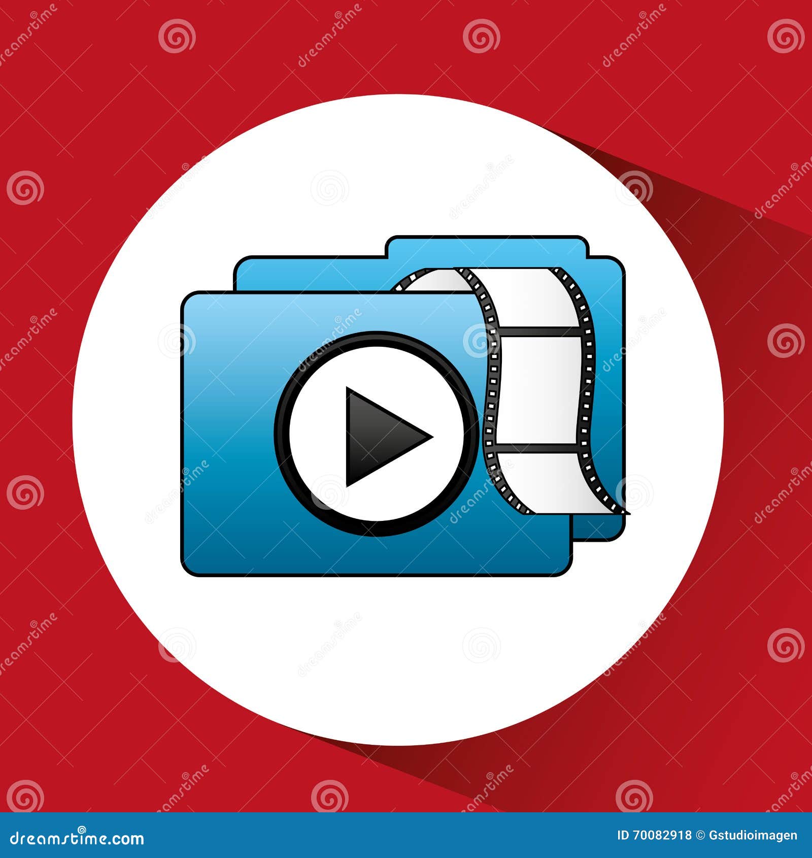 Media Player Interface Design Stock Illustration - Illustration of ...