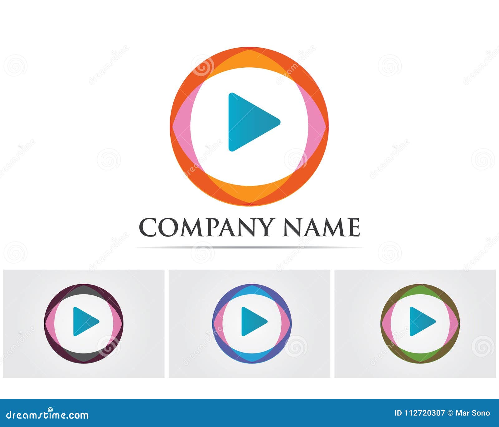 Media Player Symbols Logo and Icons Template.. Stock Illustration ...